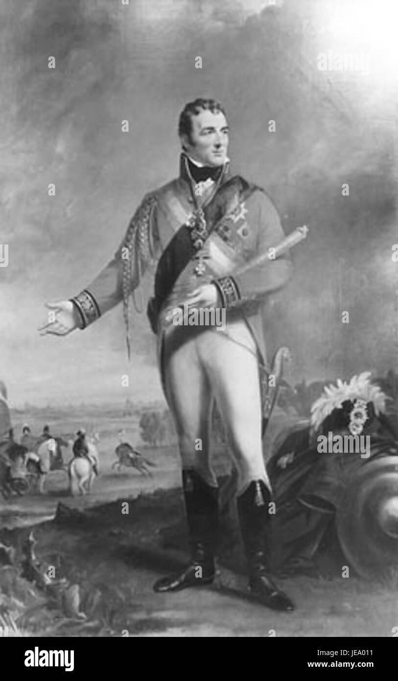 Duke of wellington’s army Black and White Stock Photos & Images - Alamy