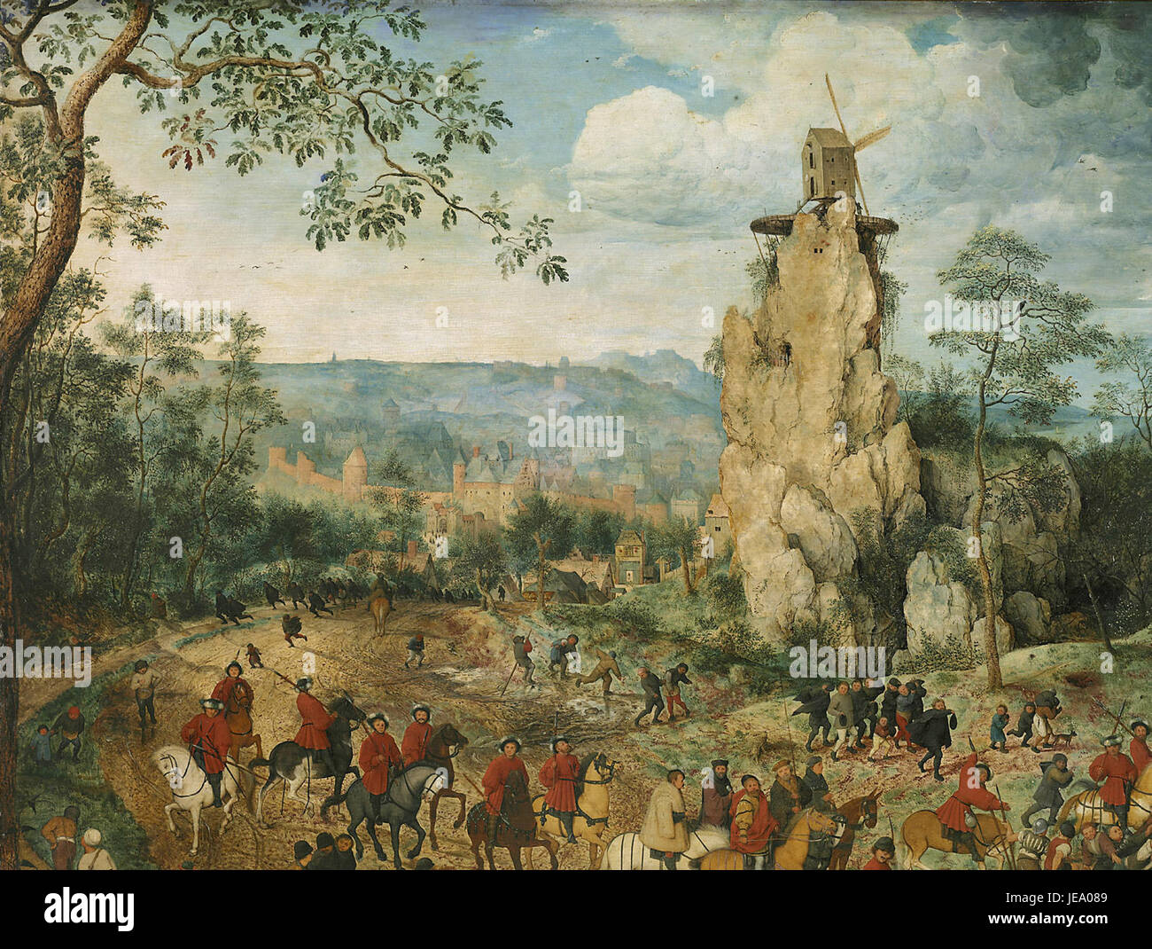 The 'Calvario' by BRU is a depiction of the crucifixion scene in ...