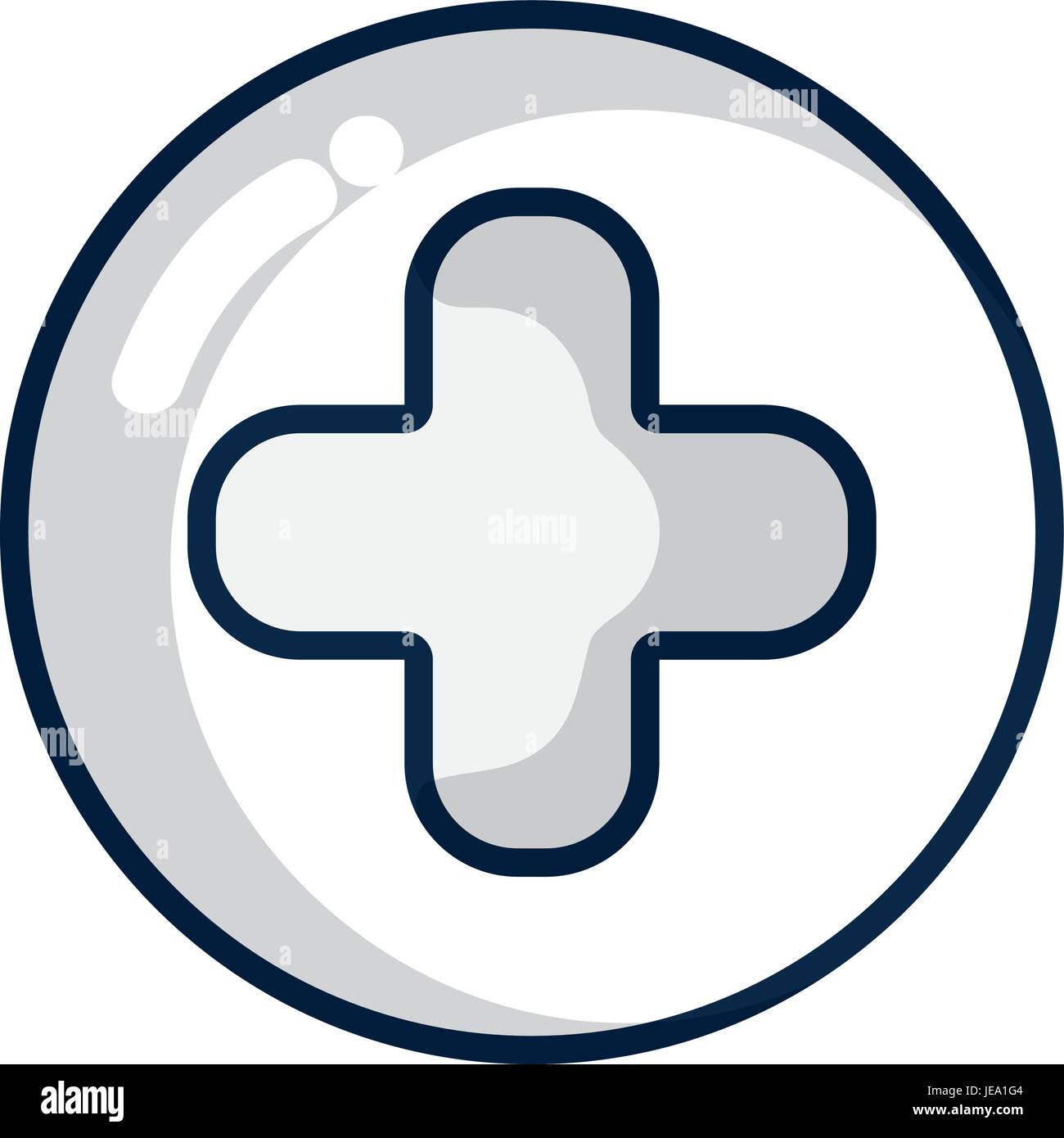 cross clinic symbol to healthcare people Stock Vector Image & Art - Alamy