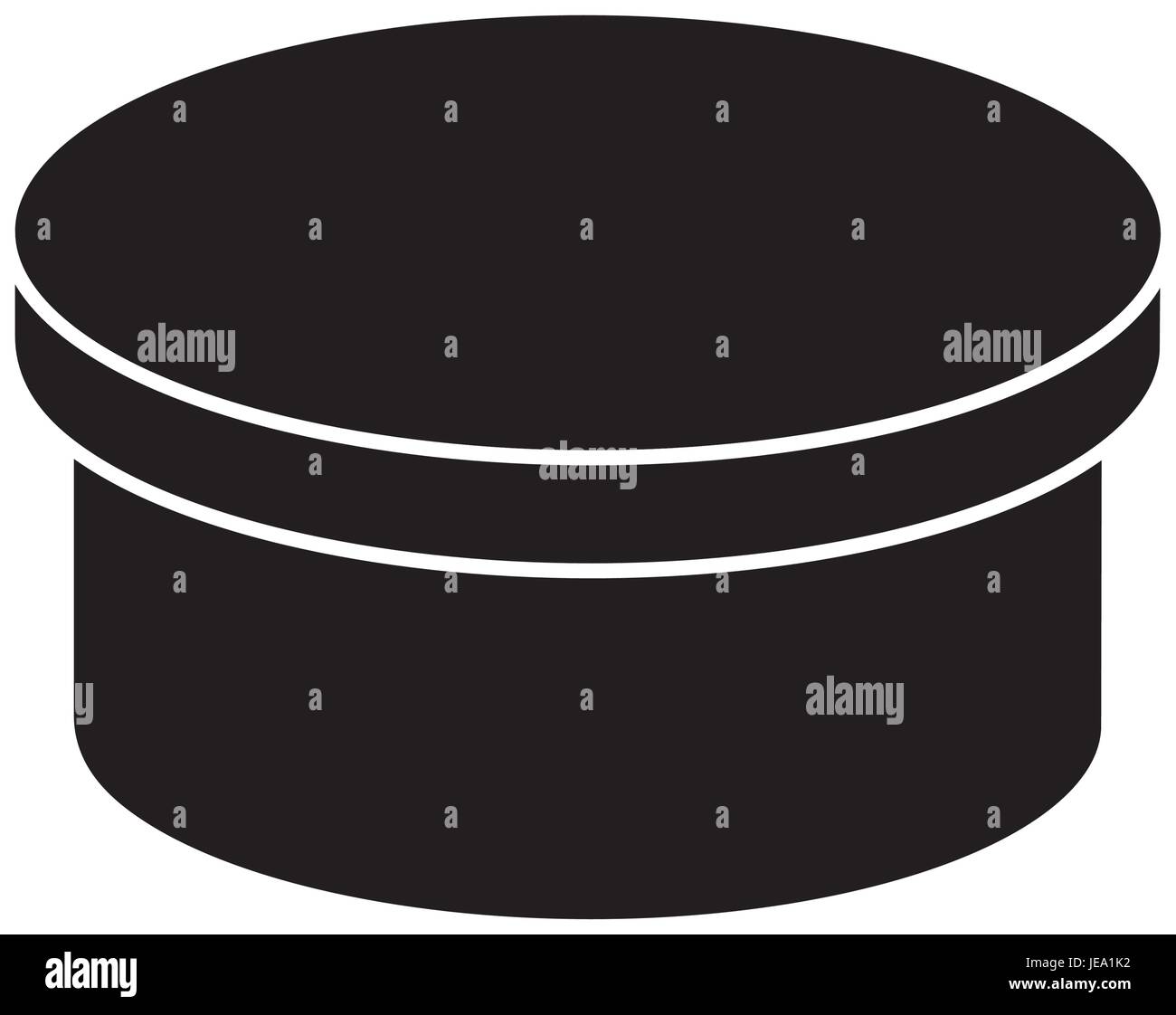 carton box in circle shape icon over white background vector ...