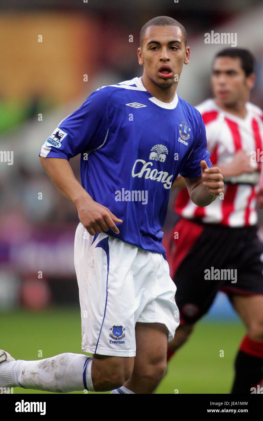 JAMES VAUGHAN EVERTON FC BRAMALL LANE SHEFFIELD ENGLAND 03 March 2007 ...
