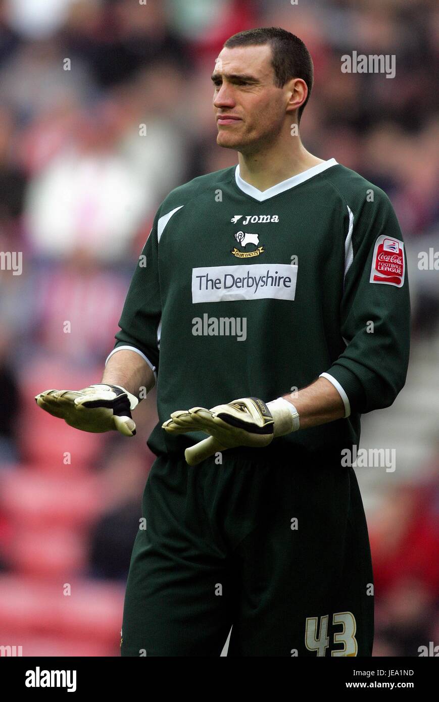 STEPHEN BYWATER DERBY COUNTY FC STADIUM OF LIGHT SUNDERLAND ENGLAND 24 ...