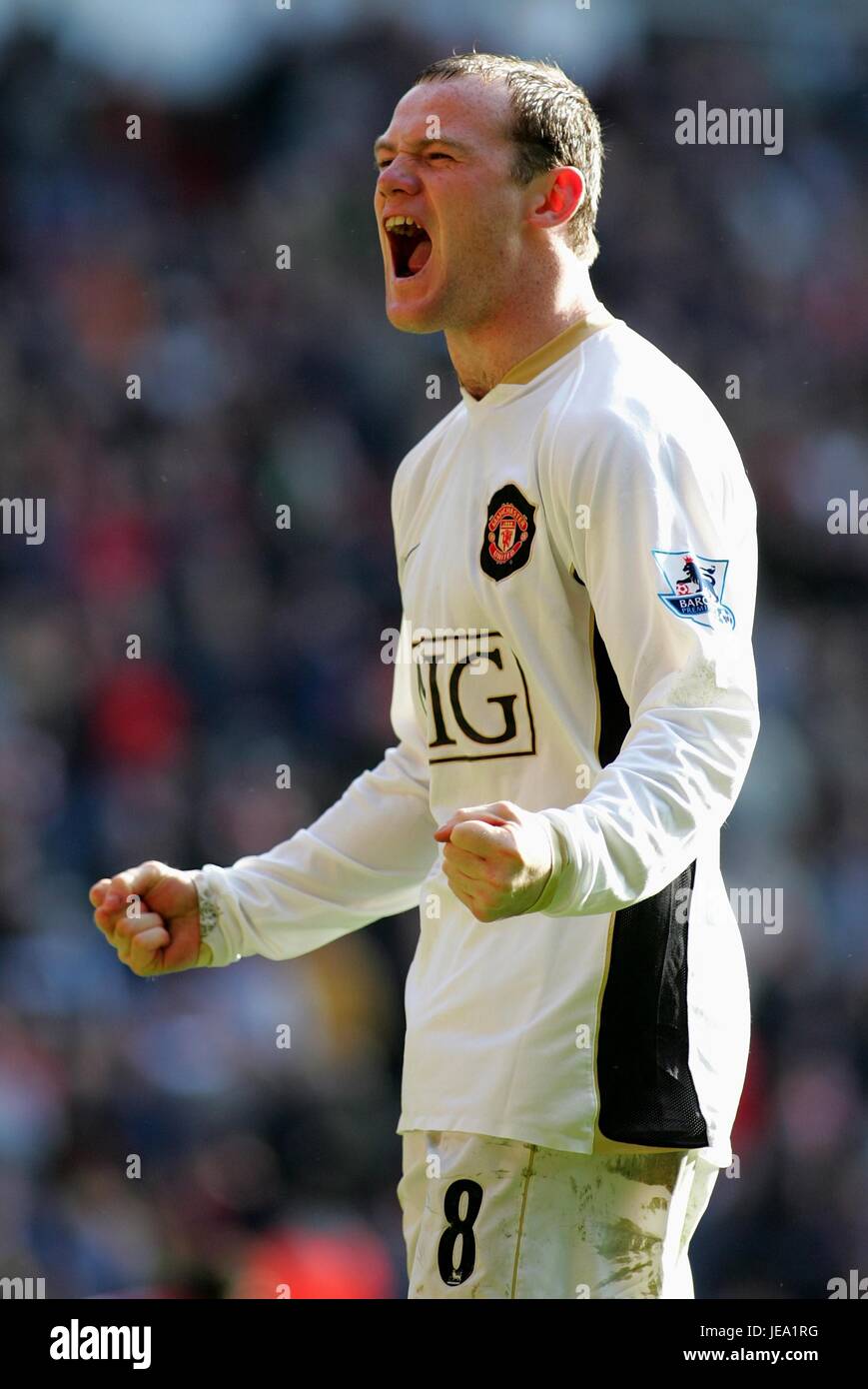 WAYNE ROONEY, MANCHESTER UNITED FC, LIVERPOOL V MANCHESTER UNITED, 2007 ...