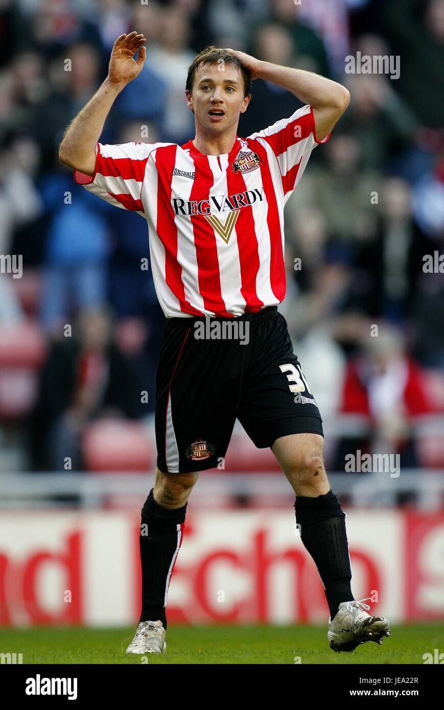 DAVID CONNOLLY SUNDERLAND FC STADIUM OF LIGHT SUNDERLAND ENGLAND 17 ...