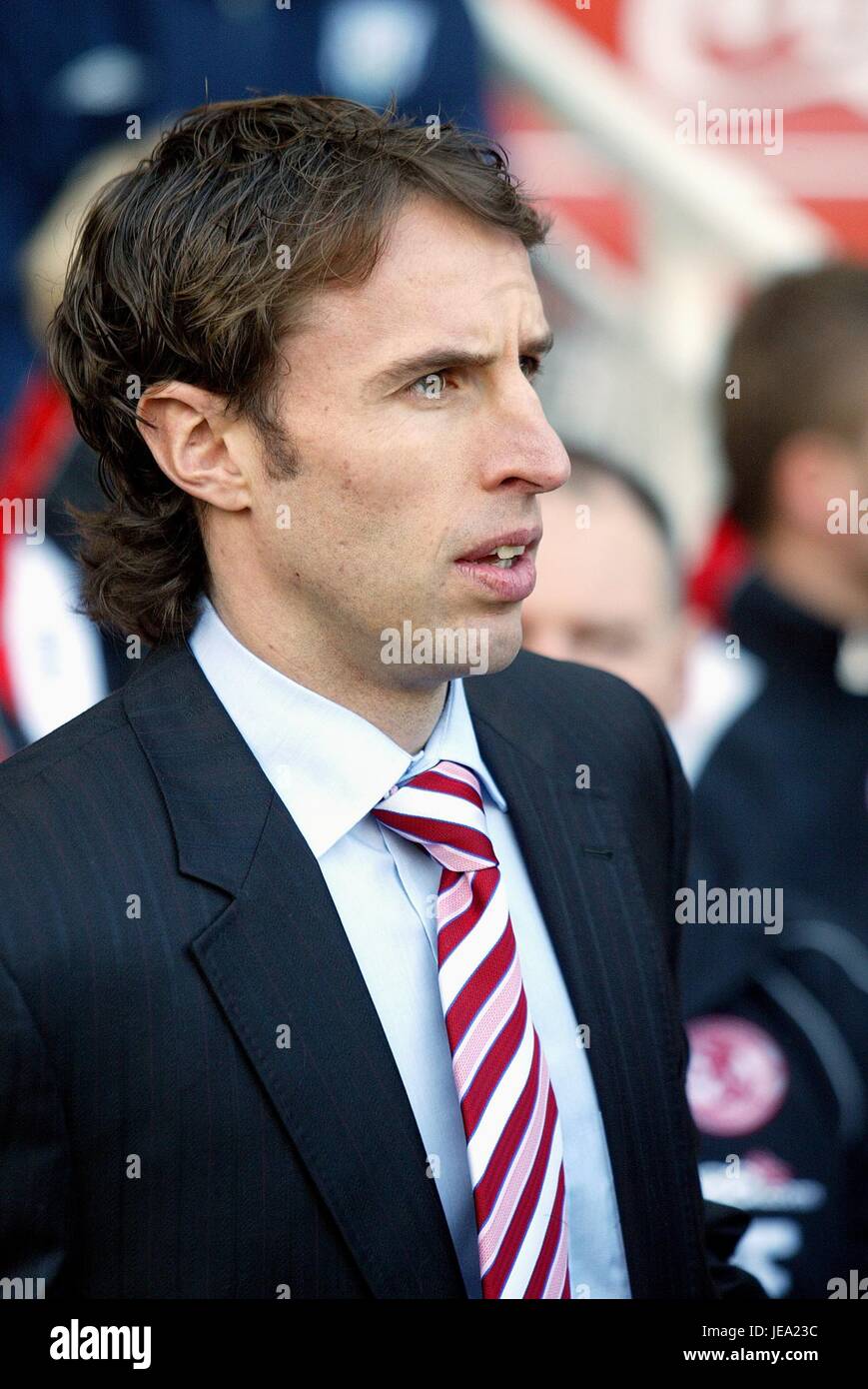 GARETH SOUTHGATE MIDDLESBROUGH FC MANAGER THE RIVERSIDE MIDDLESBROUGH ...