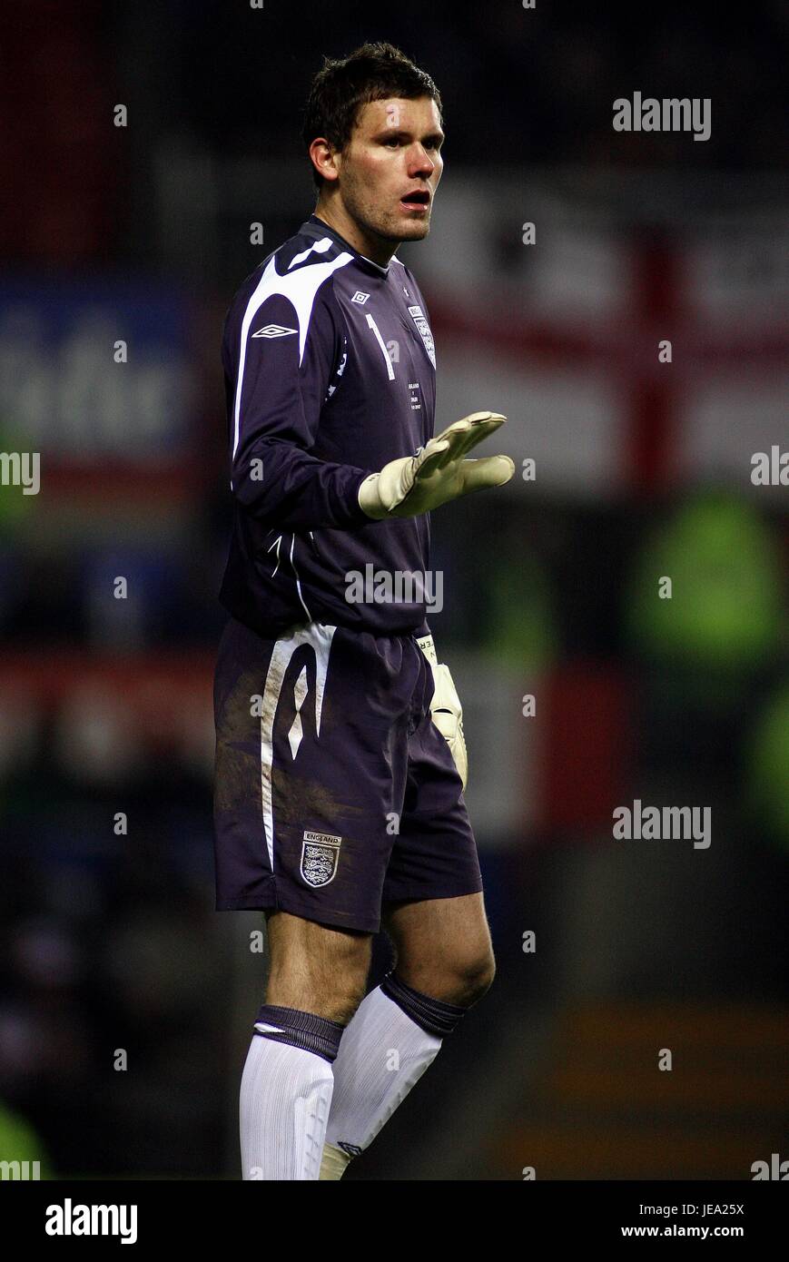 BEN FOSTER ENGLAND & WATFORD FC OLD TRAFFORD MANCESTER ENGLAND 07 ...