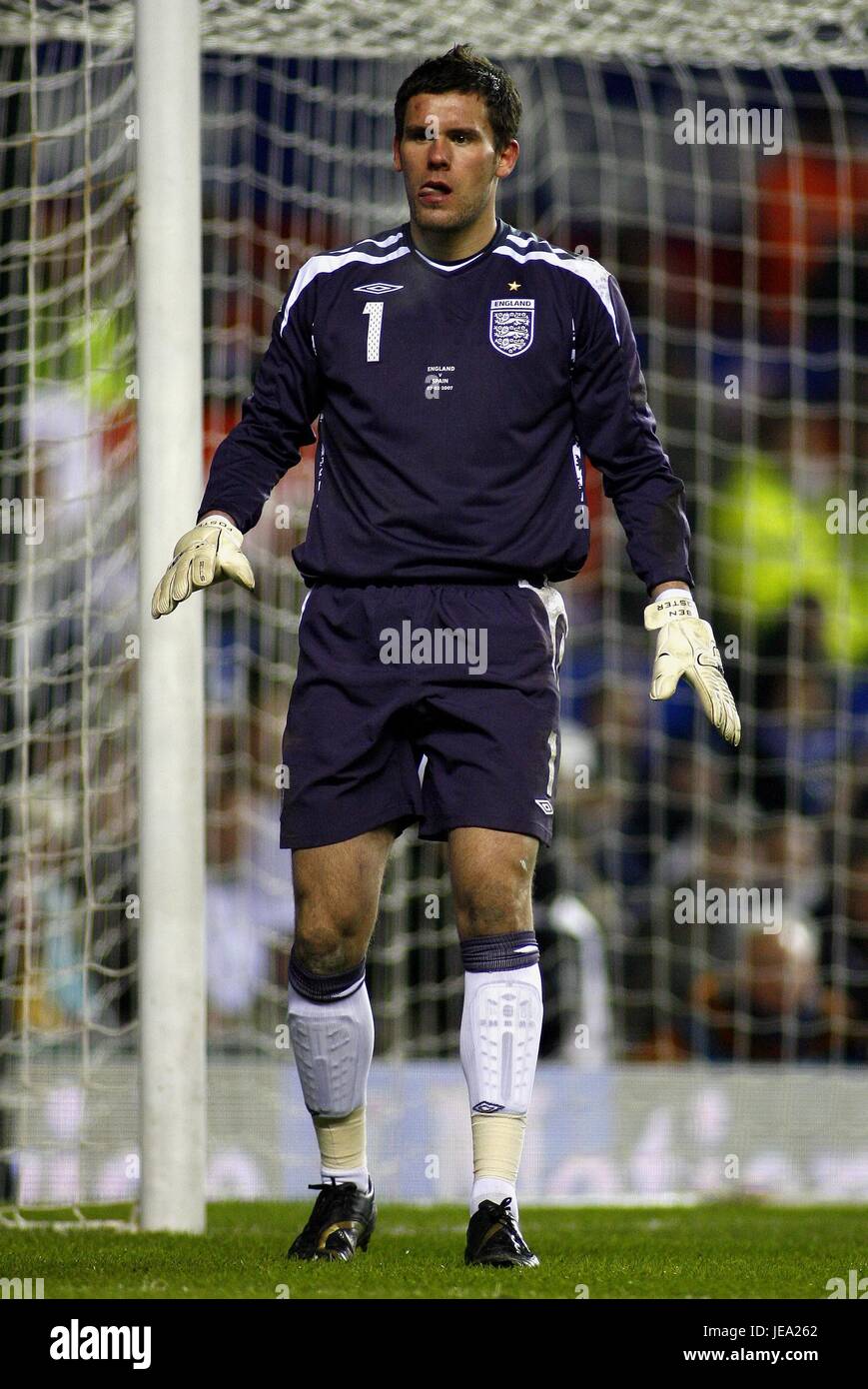 BEN FOSTER ENGLAND & WATFORD FC OLD TRAFFORD MANCESTER ENGLAND 07 ...