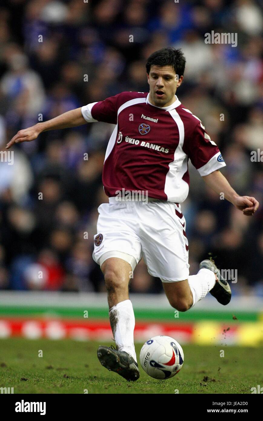 TAKIS FYSSAS HEART OF MIDLOTHIAN FC IBROX GLASGOW SCOTLAND 27 January ...