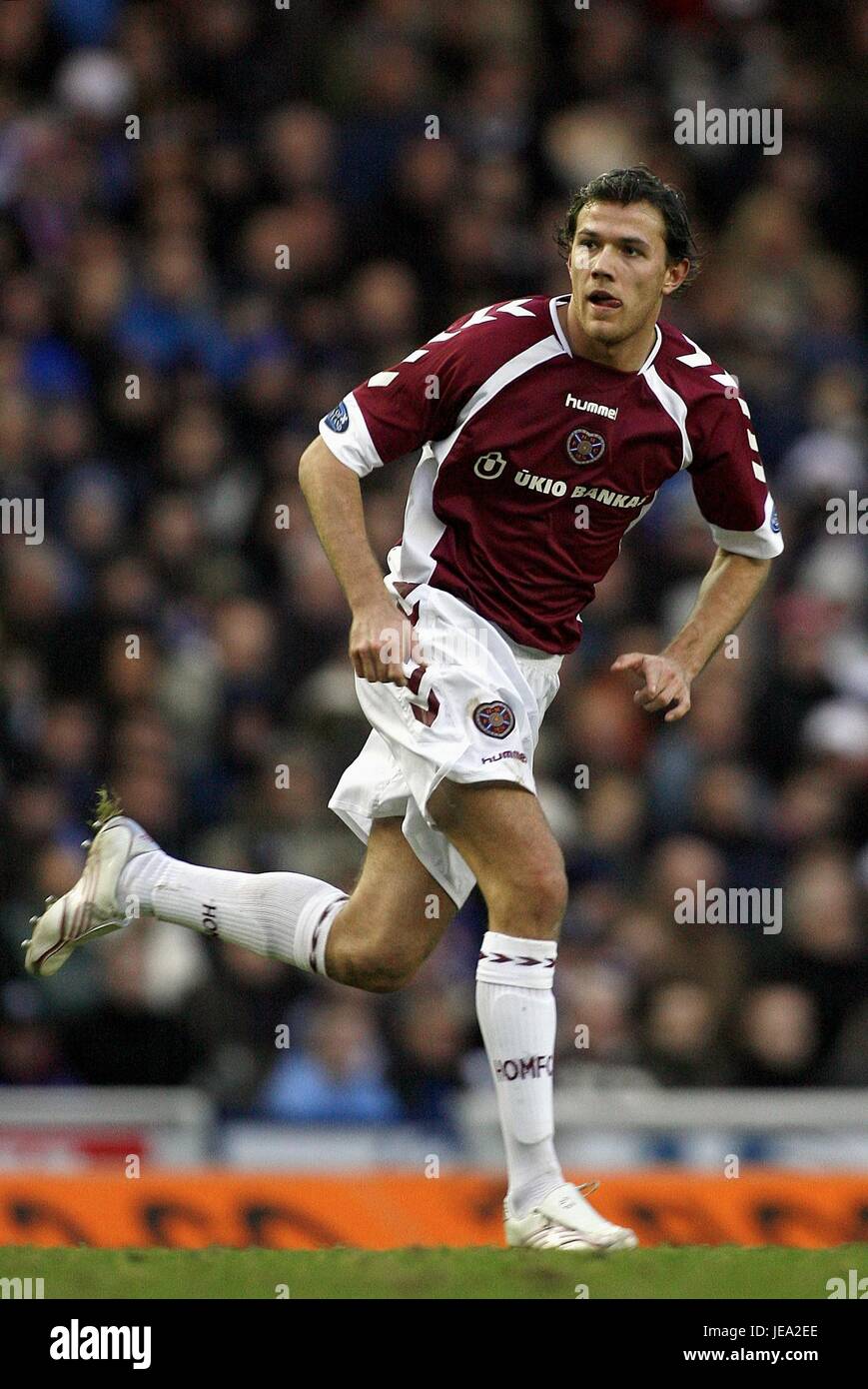 ROMAN BEDNAR HEART OF MIDLOTHIAN FC IBROX GLASGOW SCOTLAND 27 January ...