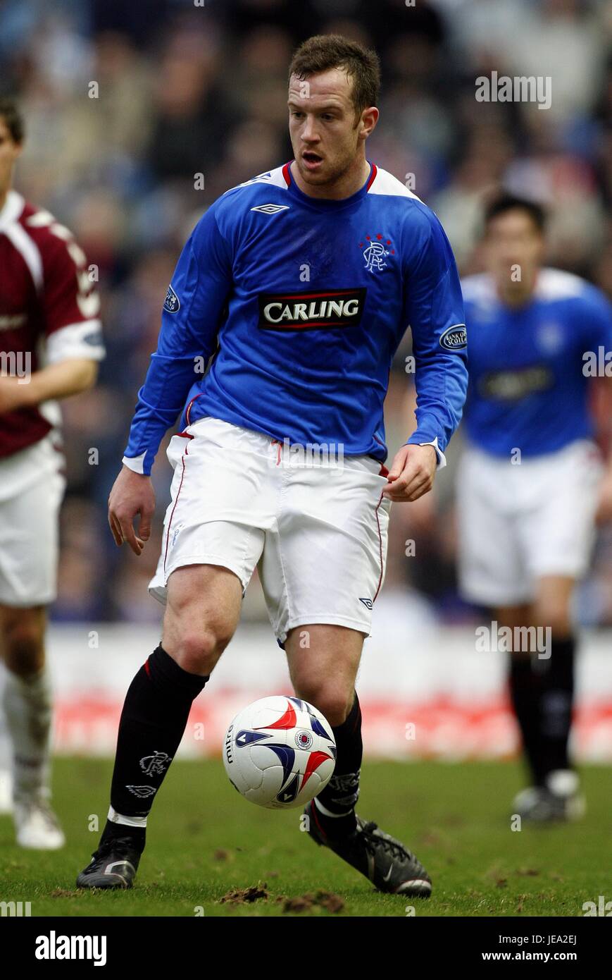 CHARLIE ADAM GLASGOW RANGERS FC IBROX GLASGOW SCOTLAND 27 January 2007 ...