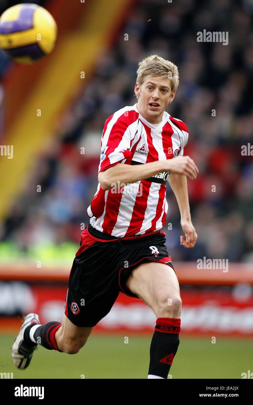 JONATHAN STEAD SHEFFIELD UNITED FC BRAMALL LANE SHEFFIELD ENGLAND 13 January 2007 Stock Photo ...