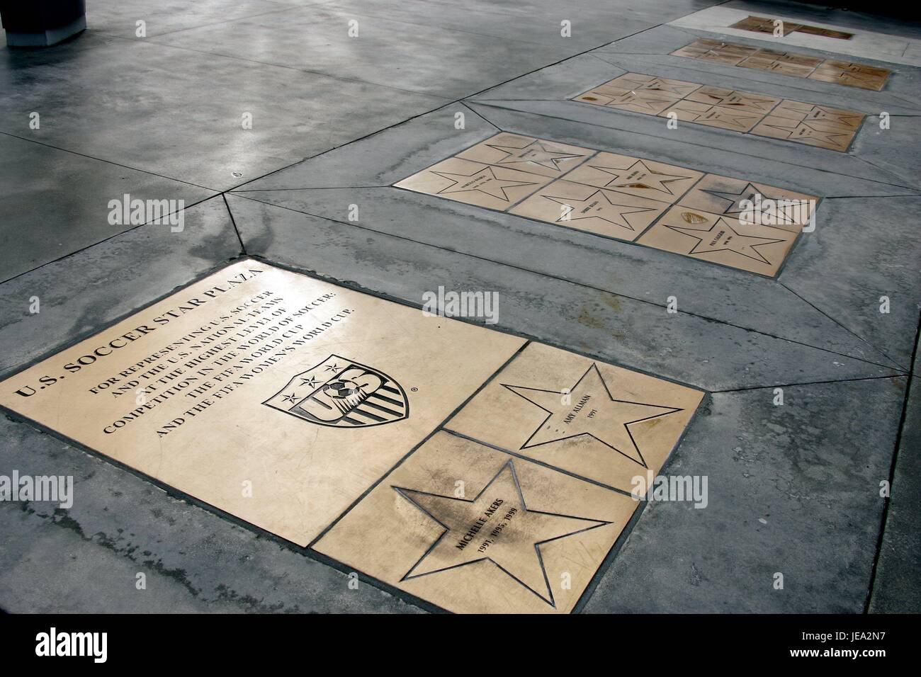 US SOCCER STAR PLAZA LA GALAXY STADIUM HOME DEPOT CENTRE CARSON LOS ...