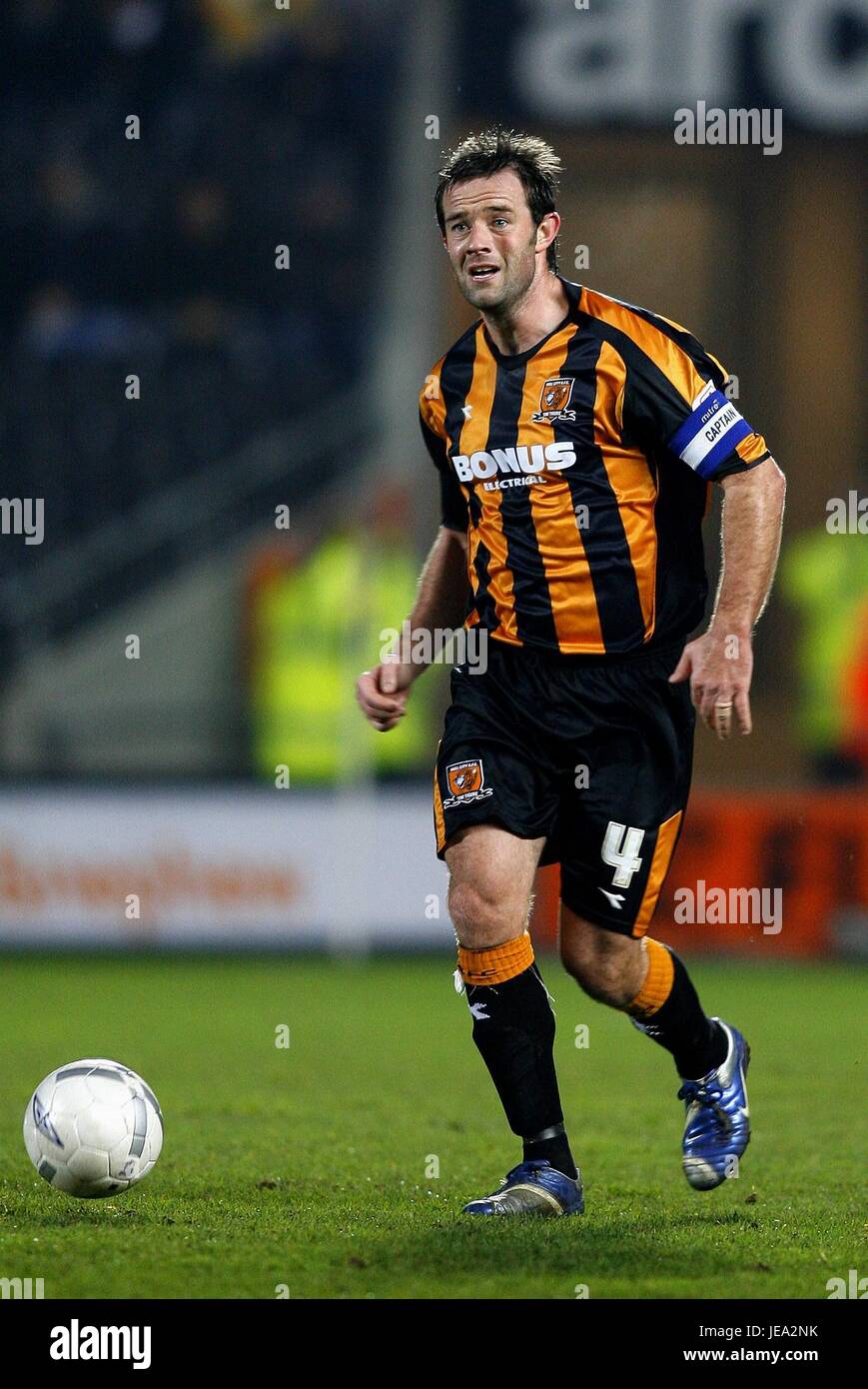 IAN ASHBEE HULL CITY FC KC STADIUM HULL ENGLAND 06 January 2007 Stock ...