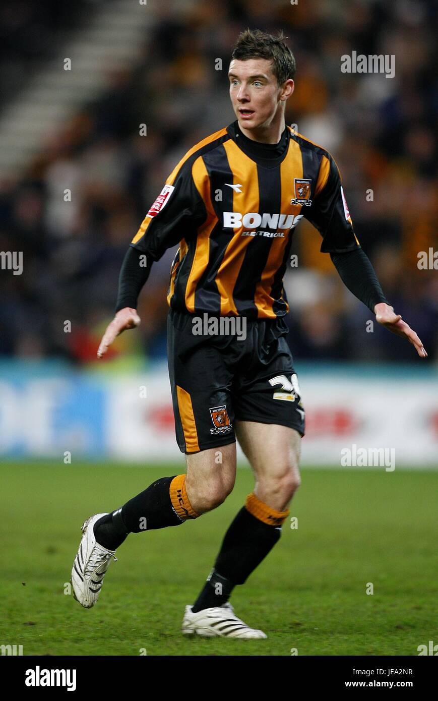 RYAN FRANCE HULL CITY FC KC STADIUM HULL ENGLAND 06 January 2007 Stock ...