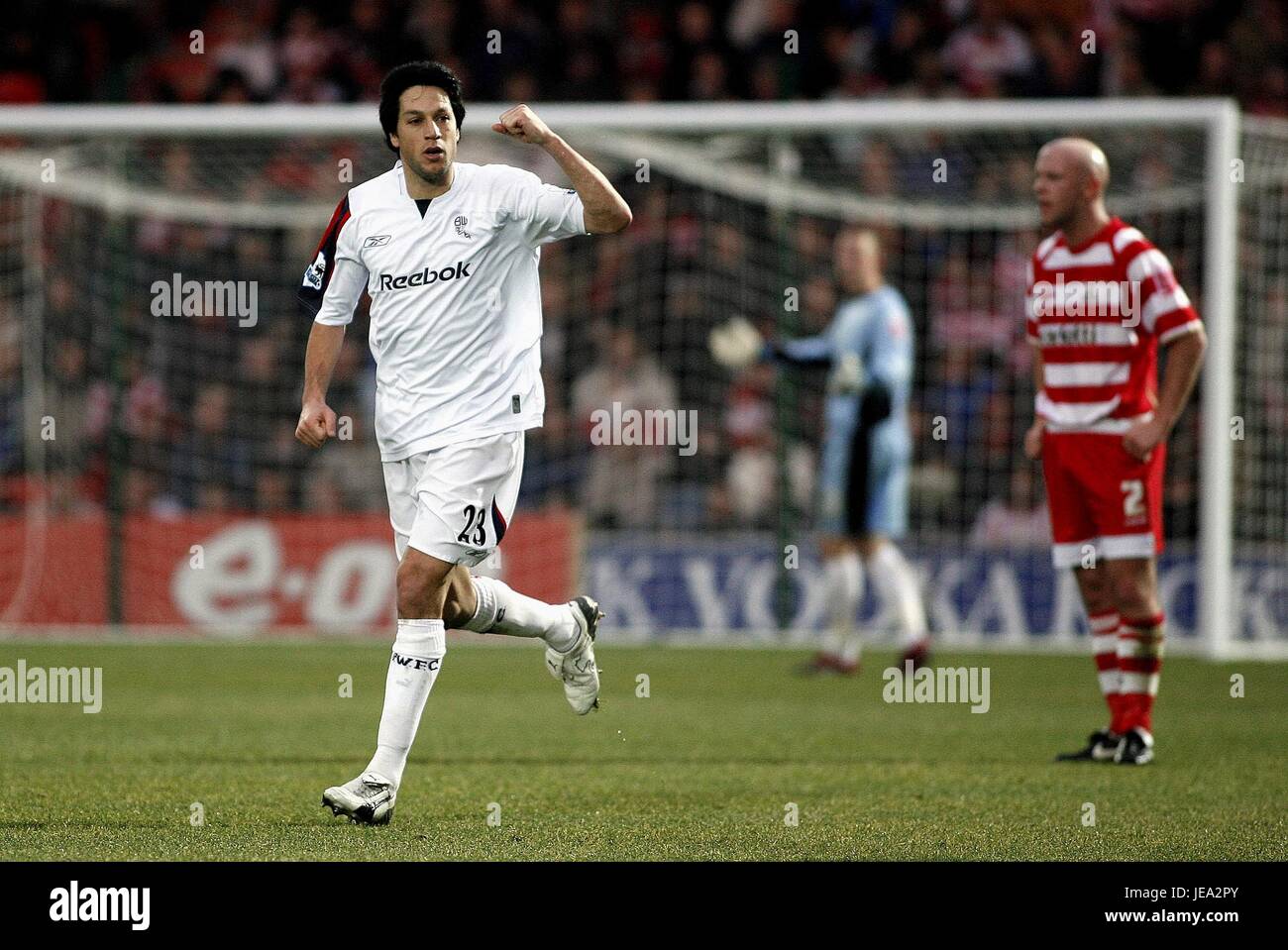 IDAN TAL CELEBRATES DONCASTER ROVERS V BOLTON KEEPMOAT STADIUM ...