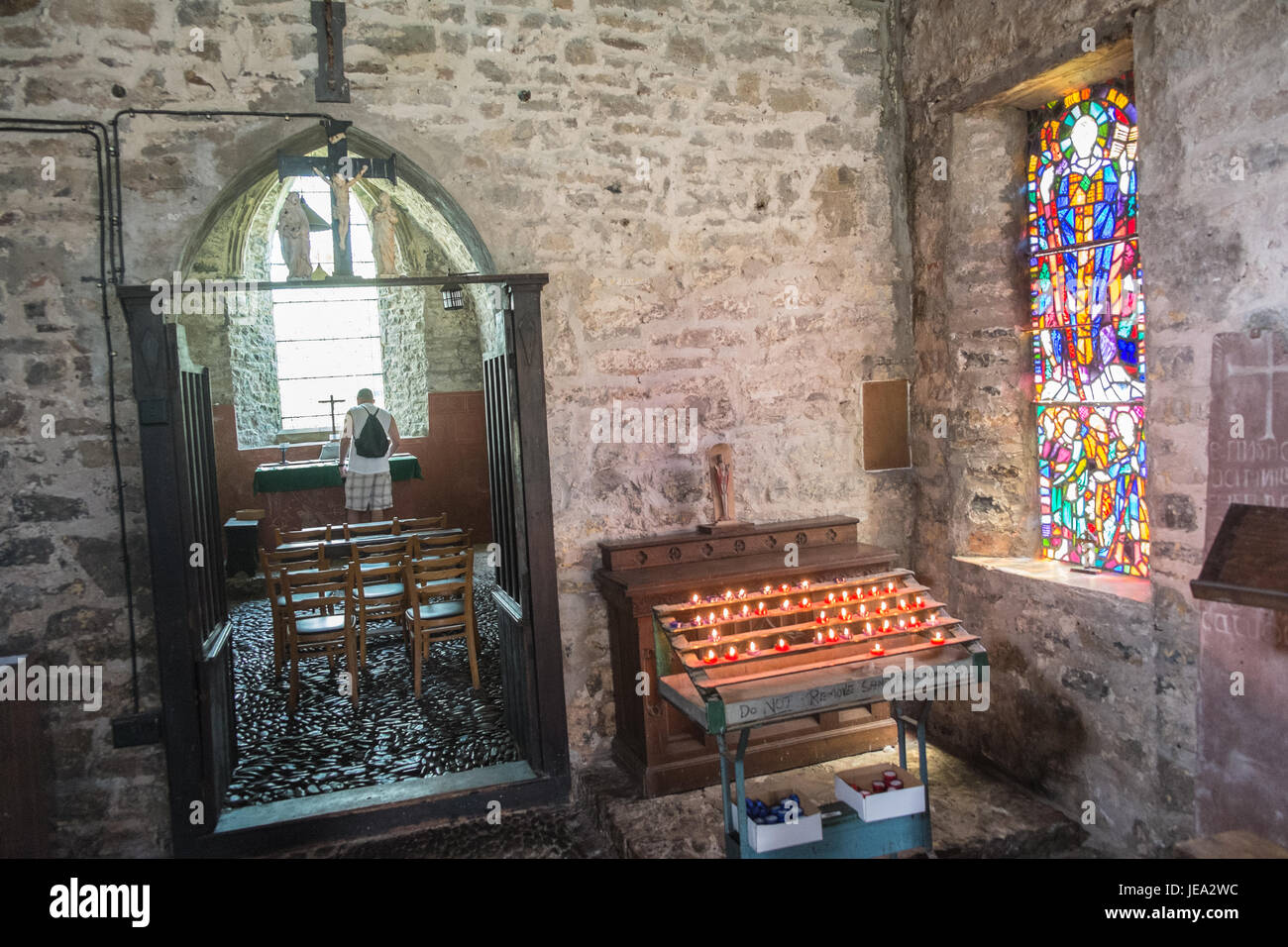 Old Priory,church,Caldey,Caldy,Island,Caldey Island,monastic,monastery ...