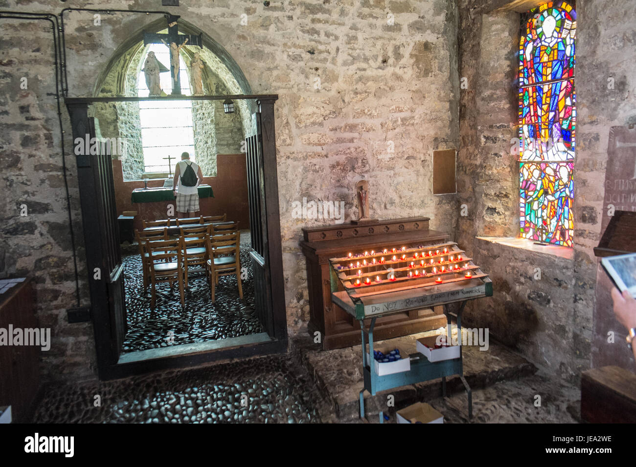 Old Priory,church,Caldey,Caldy,Island,Caldey Island,monastic,monastery ...