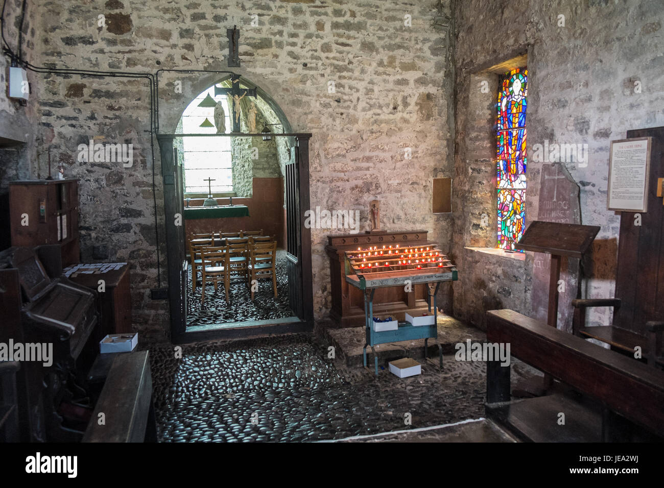 Old Priory,church,Caldey,Caldy,Island,Caldey Island,monastic,monastery ...