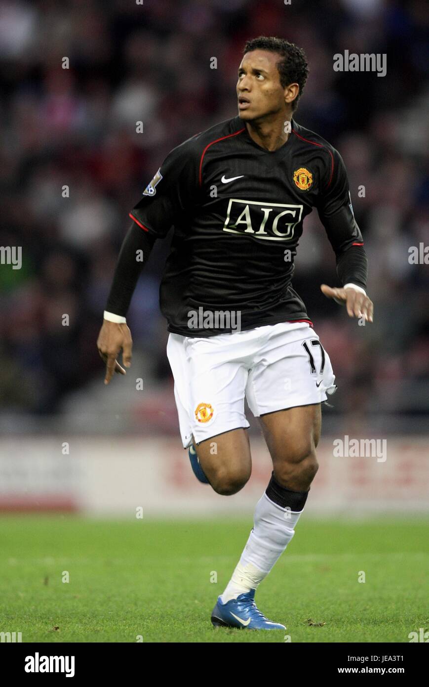 NANI MANCHESTER UNITED FC THE STADIUM OF LIGHT SUNDERLAND ENGLAND 26 ...