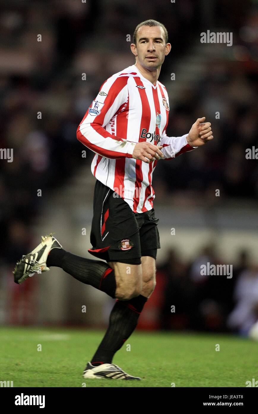 DANNY HIGGINBOTHAM SUNDERLAND FC THE STADIUM OF LIGHT SUNDERLAND ...