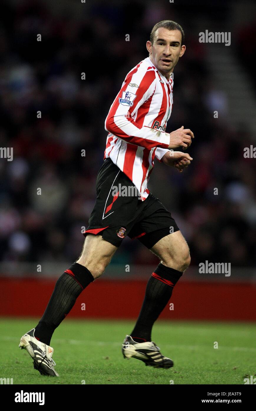 DANNY HIGGINBOTHAM SUNDERLAND FC THE STADIUM OF LIGHT SUNDERLAND ...