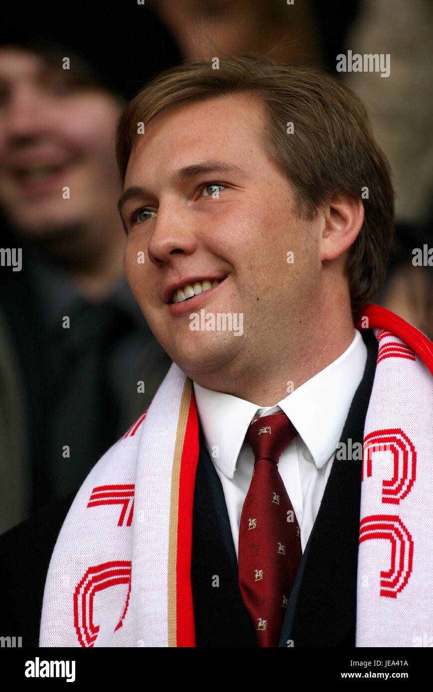TOM HICKS JNR LIVERPOOL FC CO-OWNER'S SON ANFIELD LIVERPOOL ENGLAND 16 ...