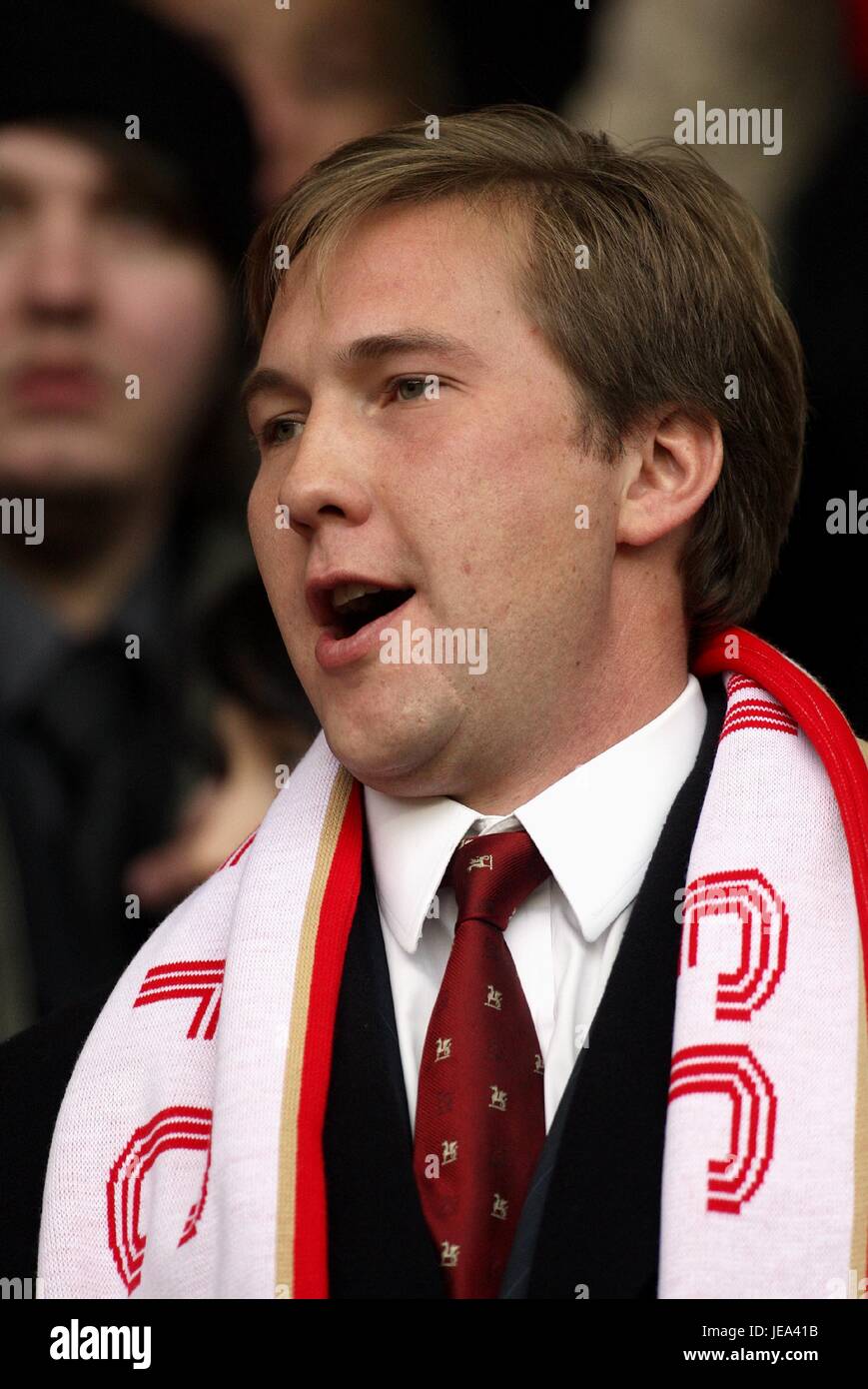 TOM HICKS JNR LIVERPOOL FC CO-OWNER'S SON ANFIELD LIVERPOOL ENGLAND 16 ...
