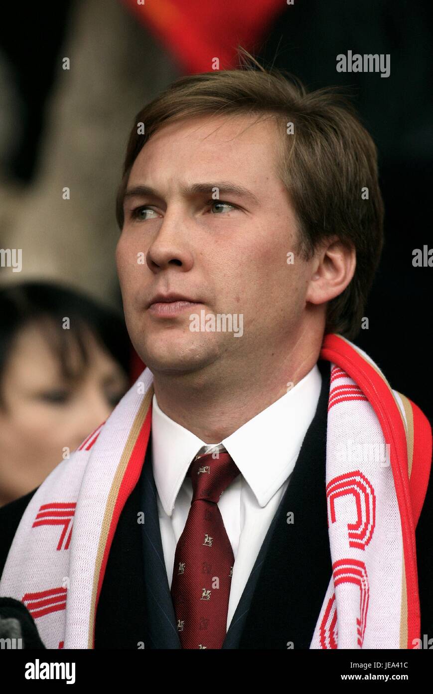 TOM HICKS JNR LIVERPOOL FC CO-OWNER'S SON ANFIELD LIVERPOOL ENGLAND 16 ...