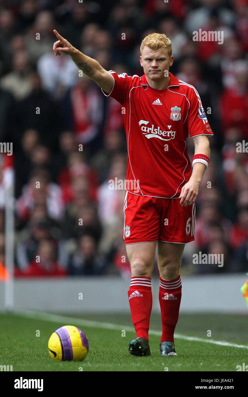 JOHN ARNE RIISE LIVERPOOL FC ANFIELD LIVERPOOL ENGLAND 16 December 2007 ...