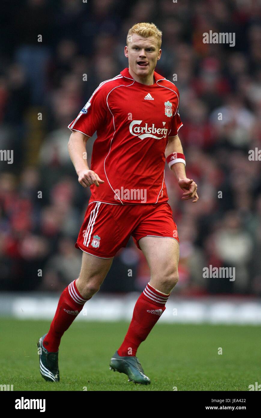 JOHN ARNE RIISE LIVERPOOL FC ANFIELD LIVERPOOL ENGLAND 16 December 2007 ...