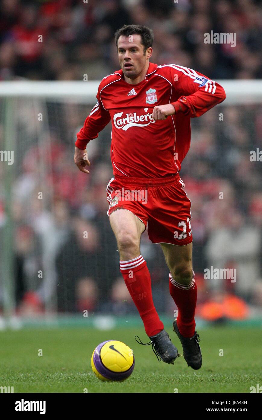JAMIE CARRAGHER LIVERPOOL FC ANFIELD LIVERPOOL ENGLAND 16 December 2007 ...