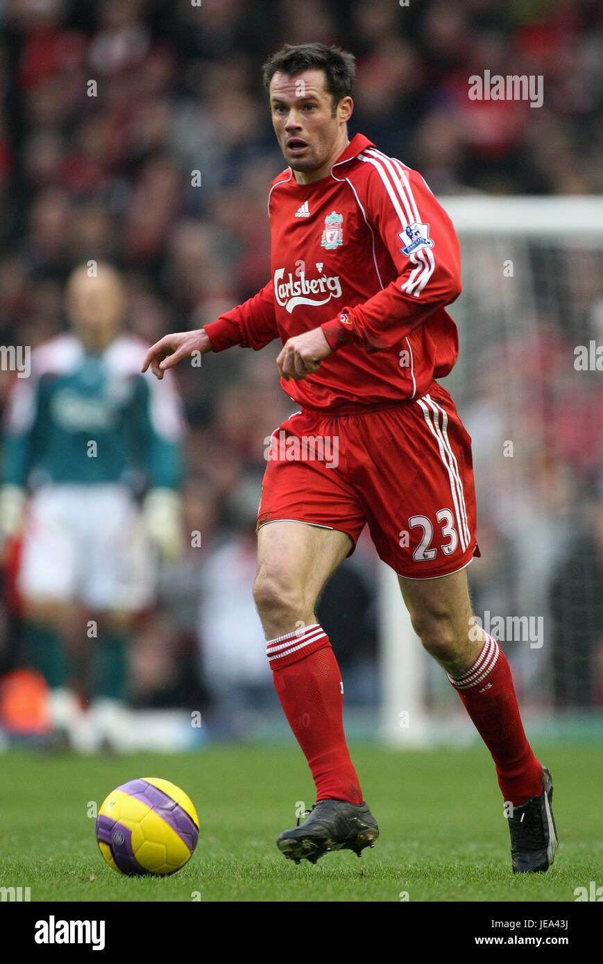 JAMIE CARRAGHER LIVERPOOL FC ANFIELD LIVERPOOL ENGLAND 16 December 2007 ...