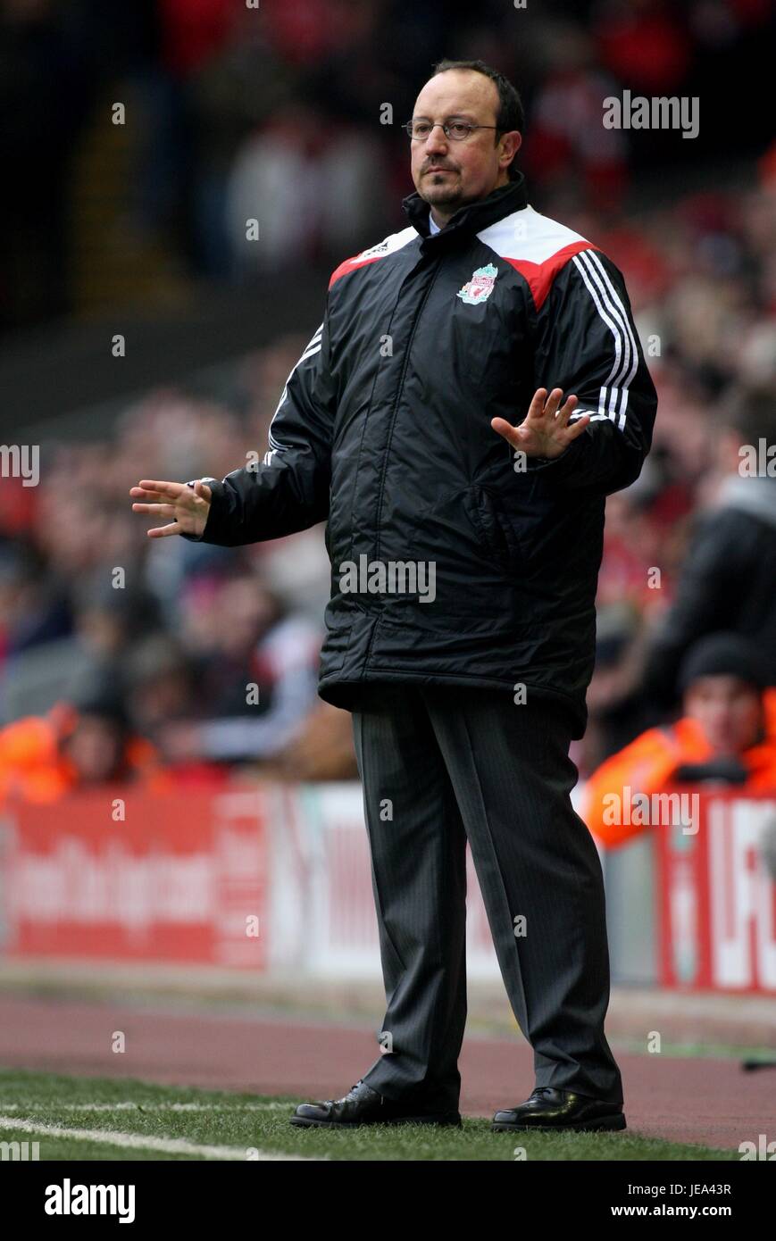 RAFA BENITEZ LIVERPOOL FC MANAGER ANFIELD LIVERPOOL ENGLAND 16 December ...