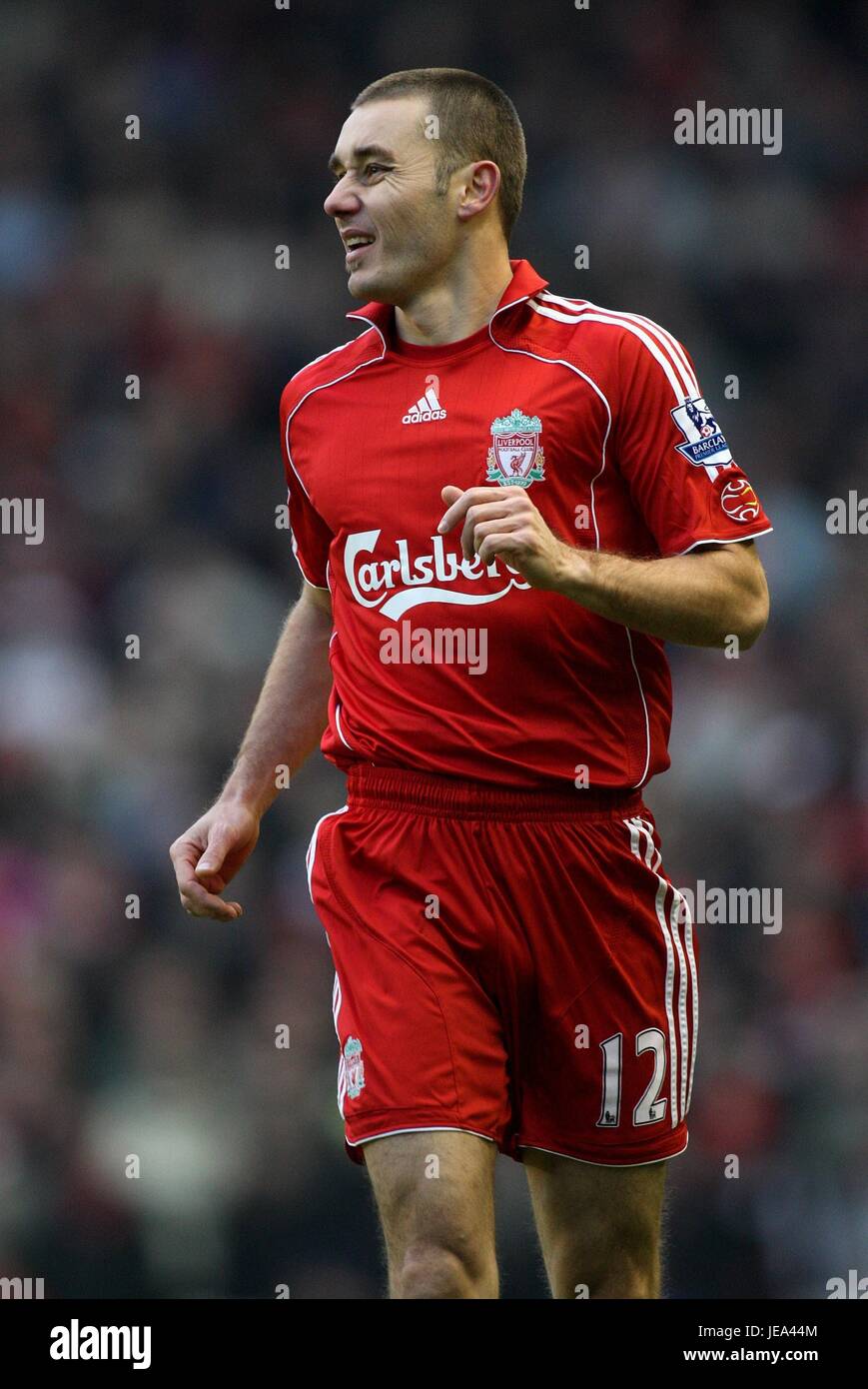 FABIO AURELIO LIVERPOOL FC ANFIELD LIVERPOOL ENGLAND 16 December 2007 ...