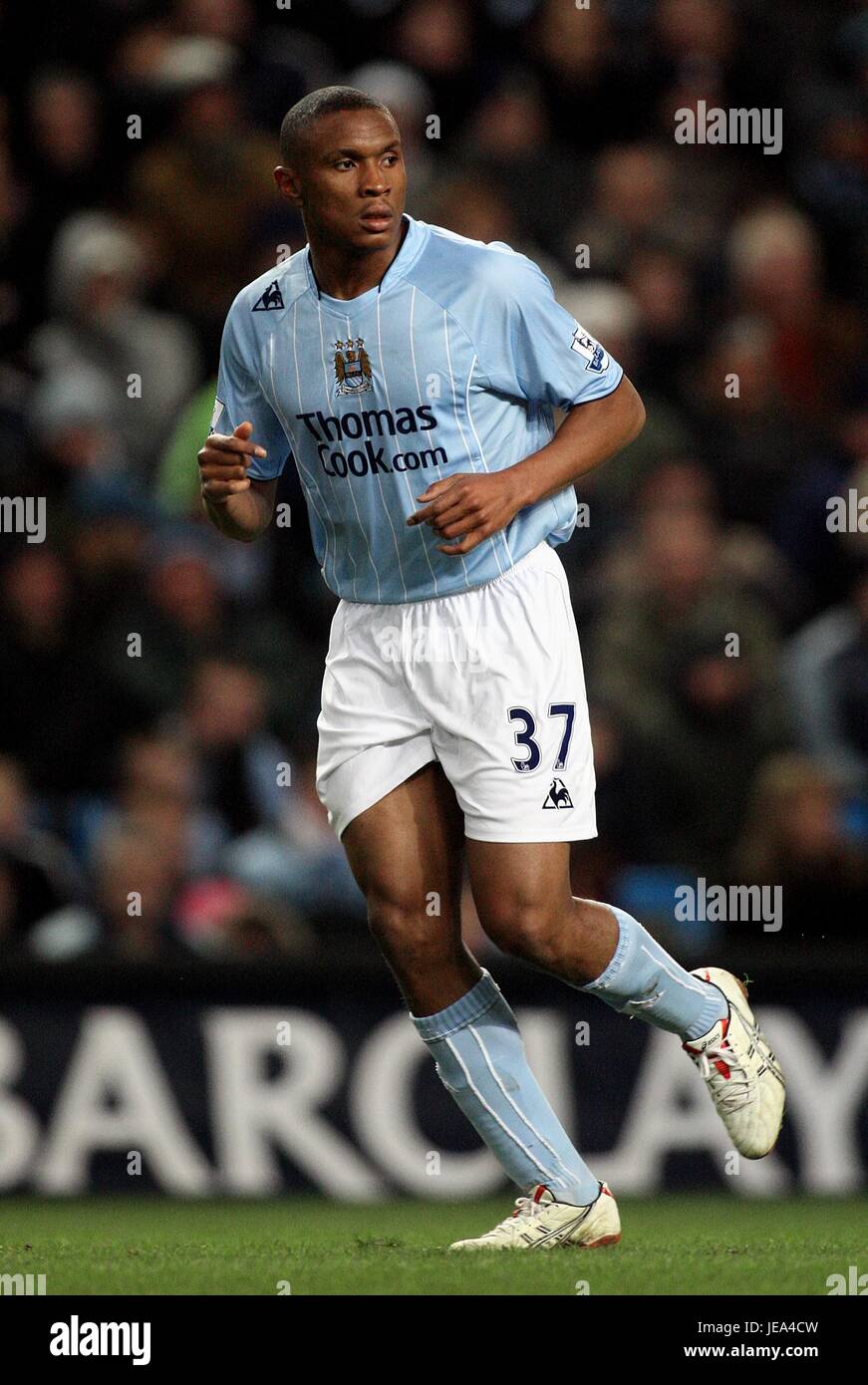 KELVIN ETUHU MANCHESTER CITY FC CITY OF MANCHESTER STADIUM MANCHESTER ...