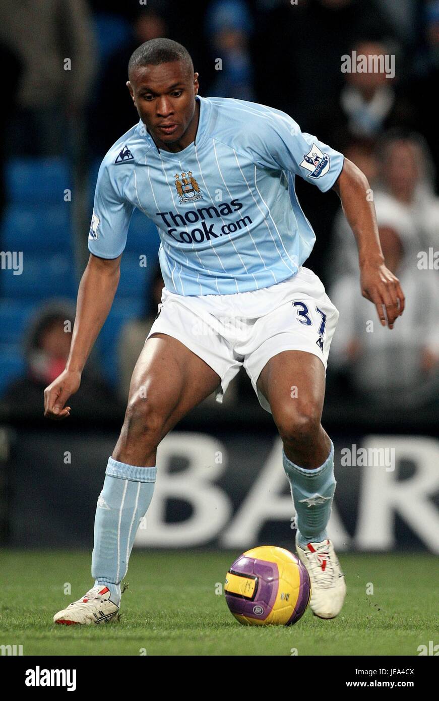 KELVIN ETUHU MANCHESTER CITY FC CITY OF MANCHESTER STADIUM MANCHESTER ...