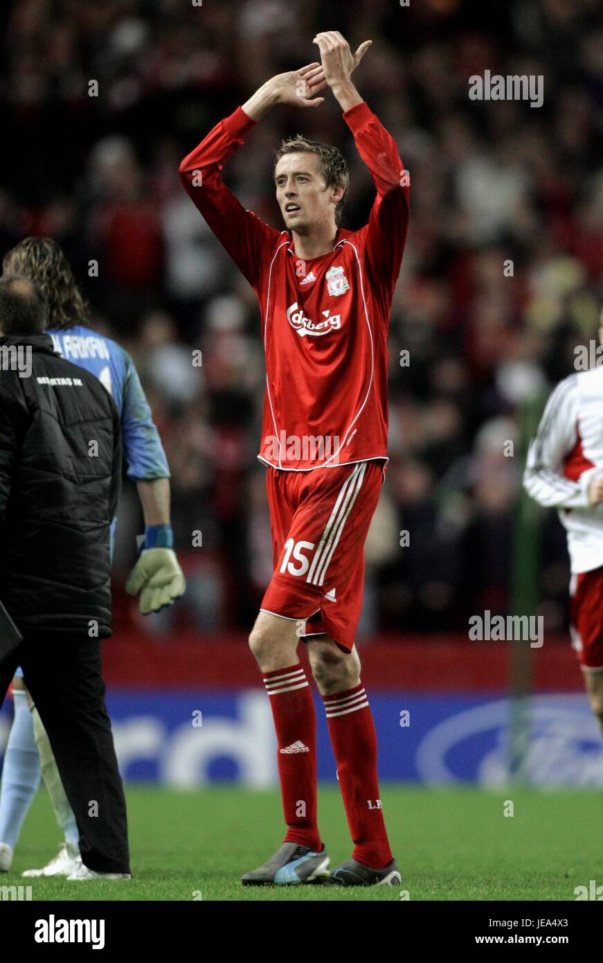 PETER CROUCH LIVERPOOL FC ANFIELD LIVERPOOL ENGLAND 06 November 2007 ...