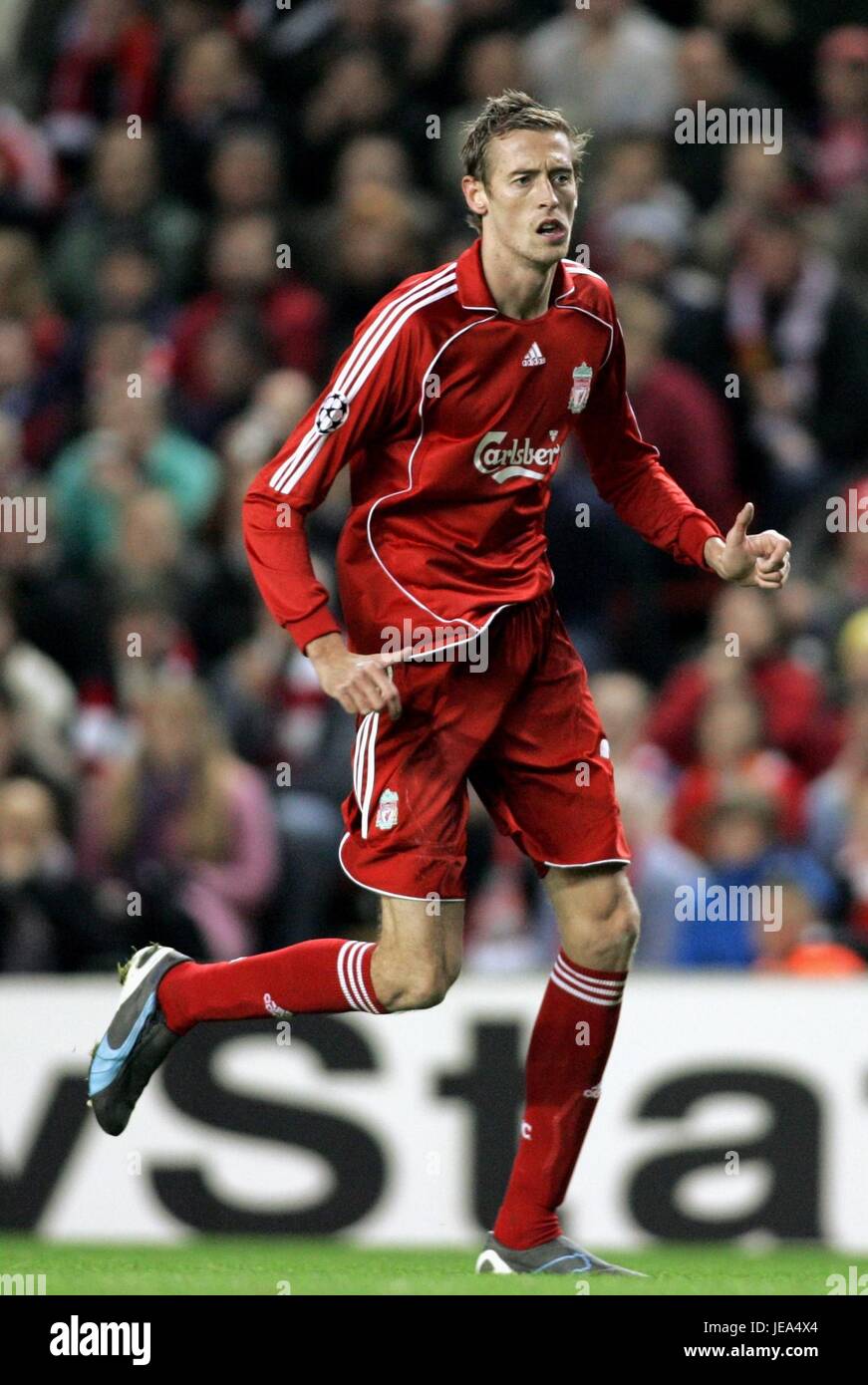 PETER CROUCH LIVERPOOL FC ANFIELD LIVERPOOL ENGLAND 06 November 2007 ...