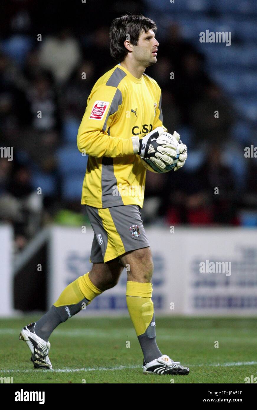 DIMI KONSTANTOPOULOS COVENTRY CITY FC RICOH STADIUM COVENTRY ENGLAND 12 ...