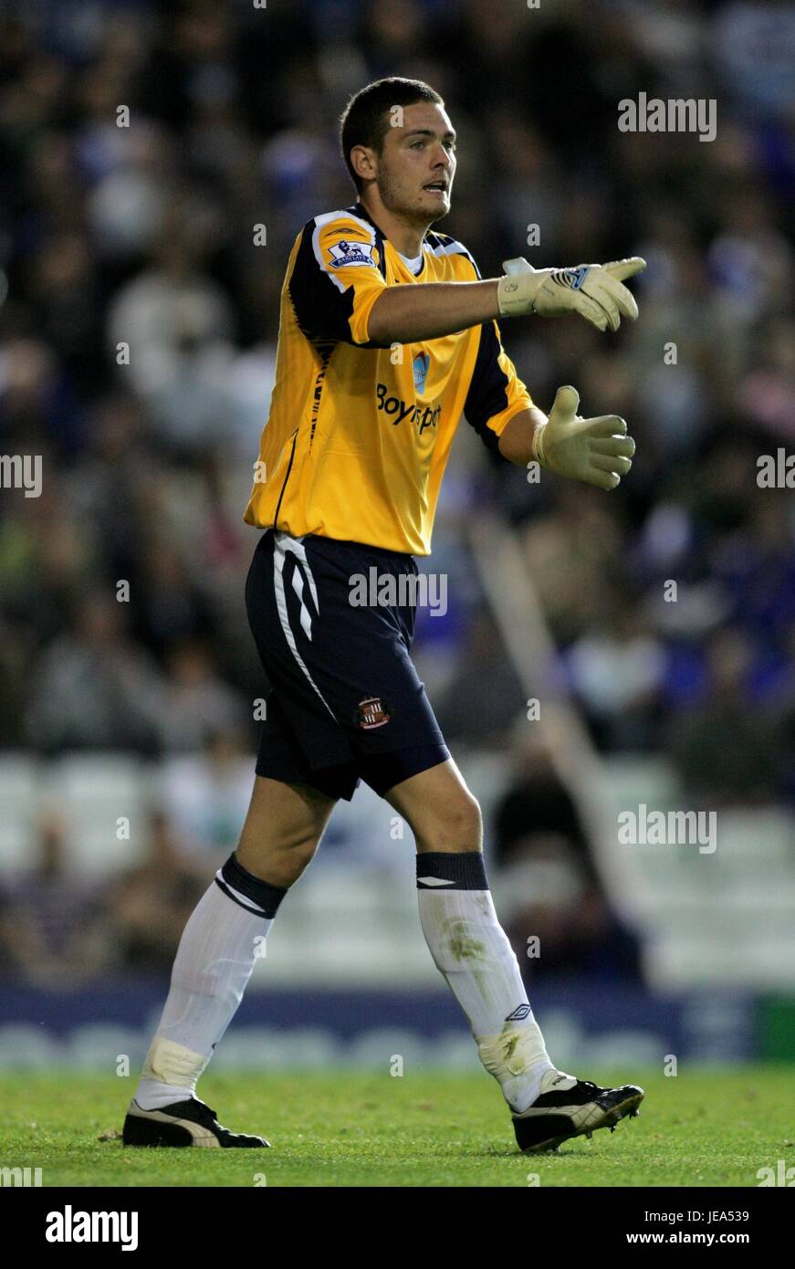CRAIG GORDON SUNDERLAND FC ST ANDREWS BIRMINGHAM ENGLAND 15 August 2007 ...