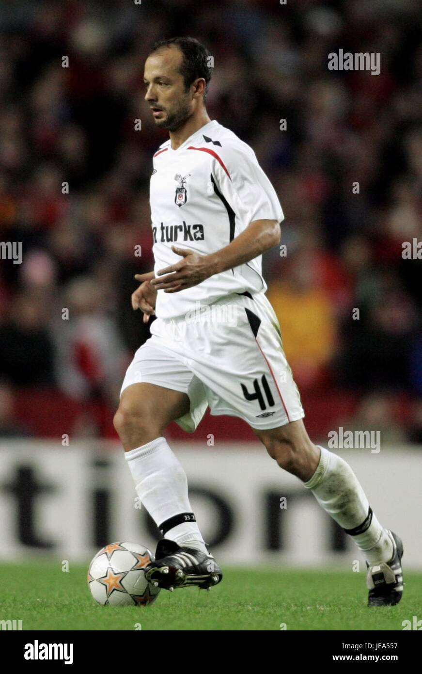 KORAY AVCI BESIKTAS ANFIELD LIVERPOOL ENGLAND 06 November 2007 Stock ...