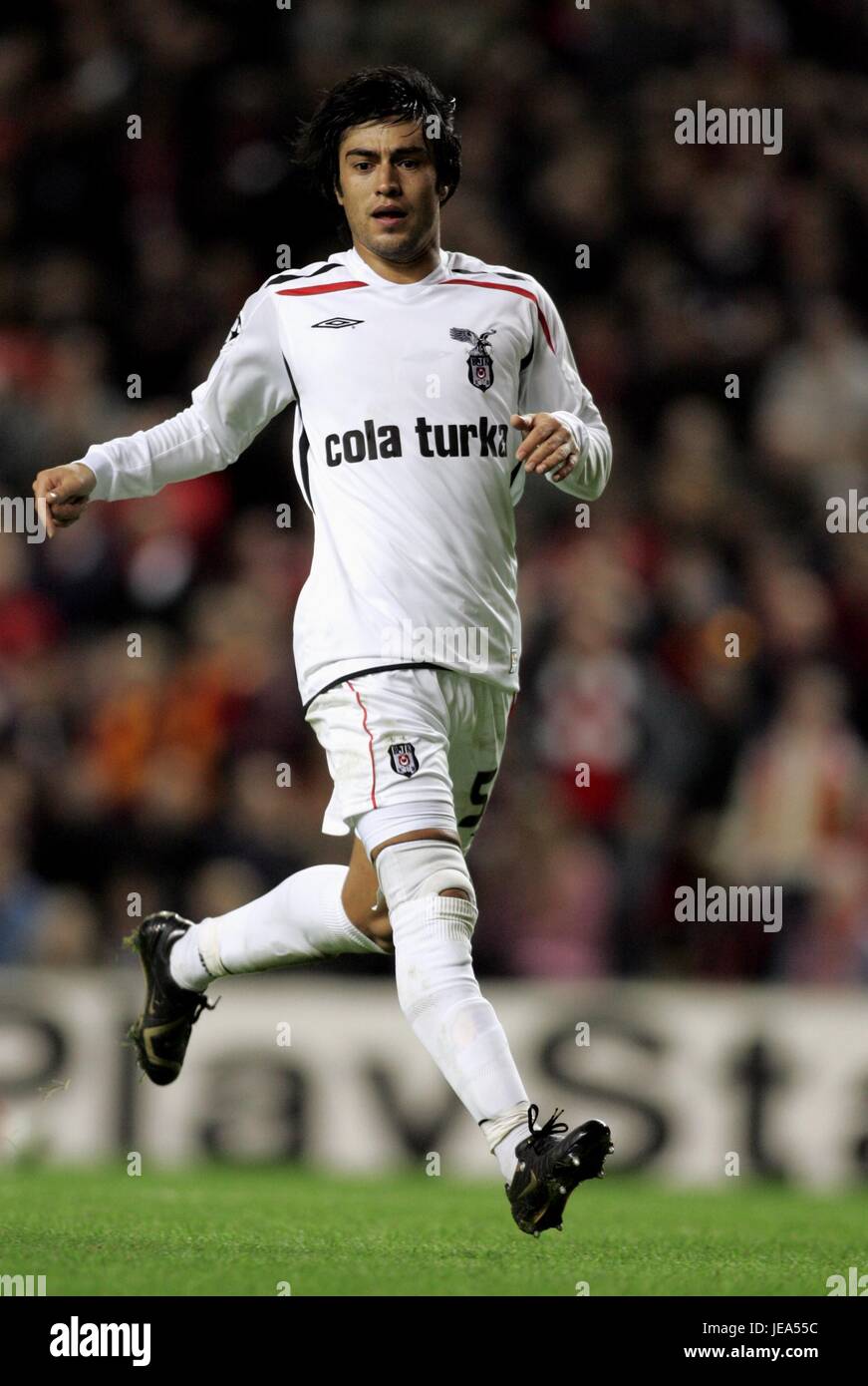 IBRAHIM TORAMAN BESIKTAS ANFIELD LIVERPOOL ENGLAND 06 November 2007 ...