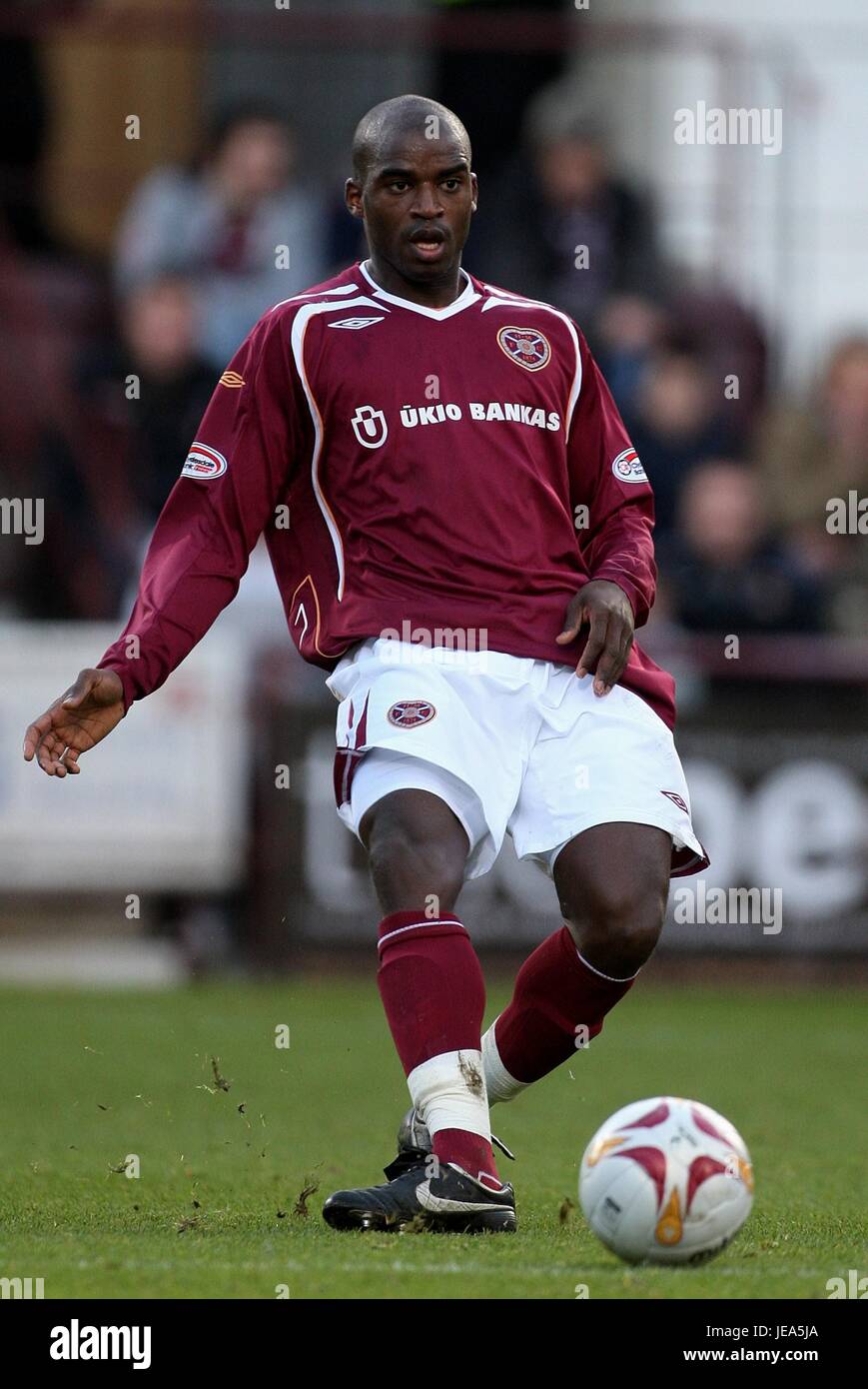 IBRAHIM TALL HEART OF MIDLOTHIAN FC TYNECASTLE STADIUM EDINBURGH ...
