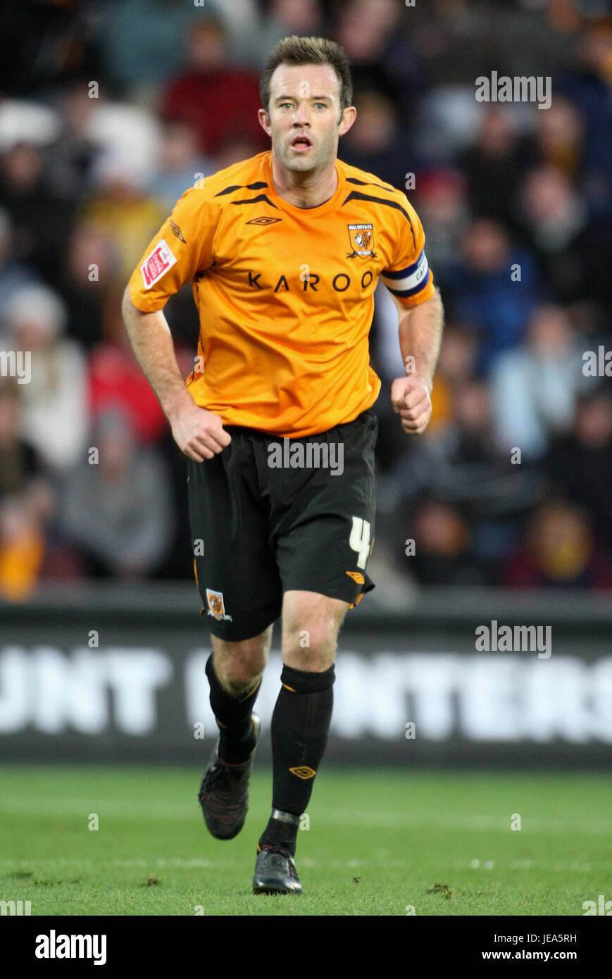 IAN ASHBEE HULL CITY FC KC STADIUM HULL ENGLAND 01 December 2007 Stock ...