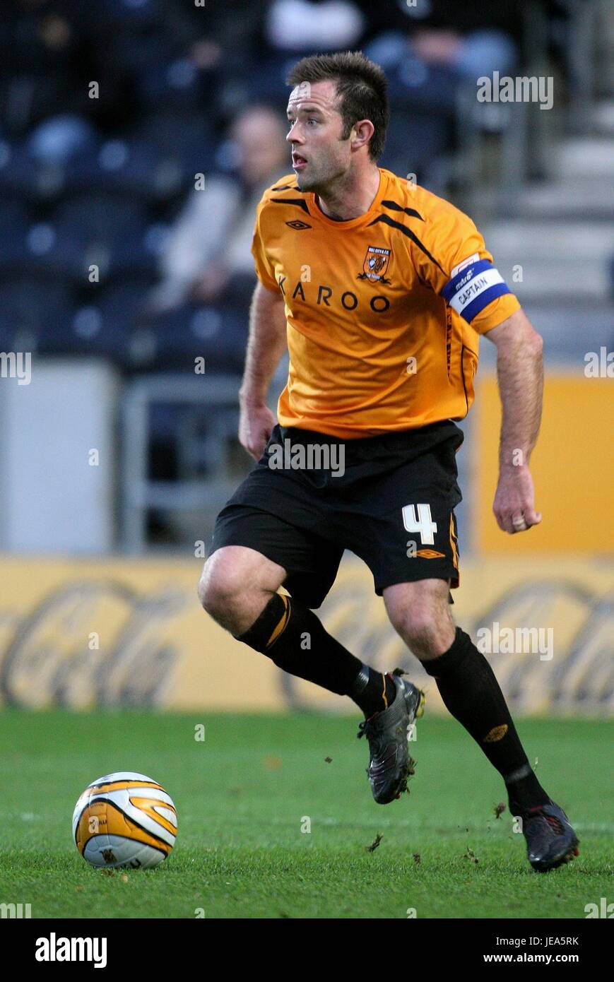 IAN ASHBEE HULL CITY FC KC STADIUM HULL ENGLAND 01 December 2007 Stock ...