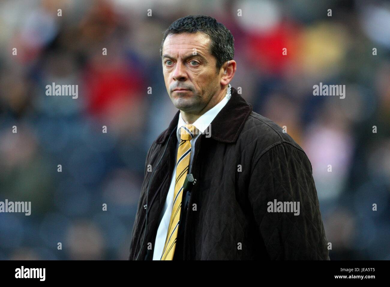 PHIL BROWN HULL CITY FC MANAGER KC STADIUM HULL ENGLAND 01 December ...