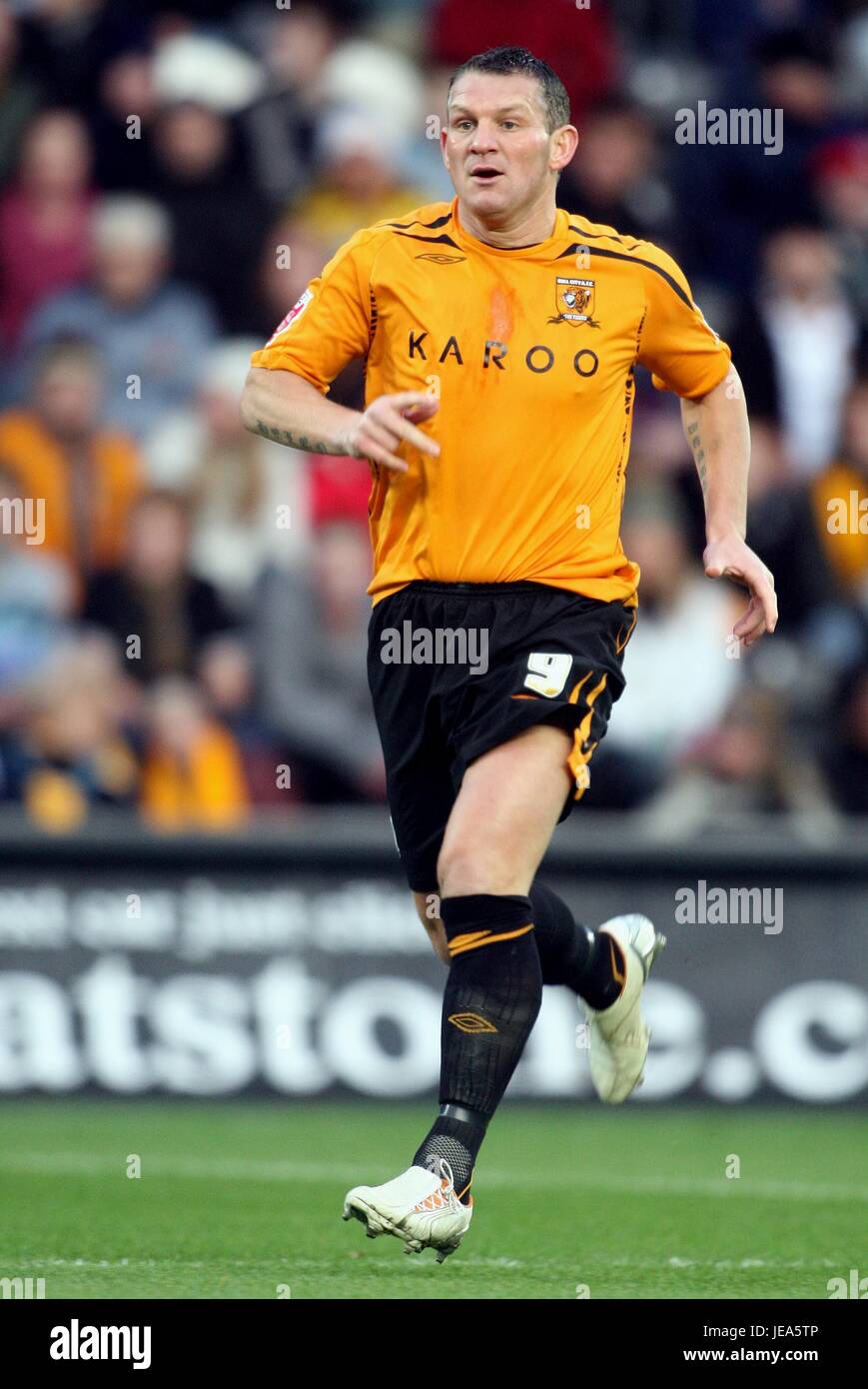 DEAN WINDASS HULL CITY FC KC STADIUM HULL ENGLAND 01 December 2007 ...
