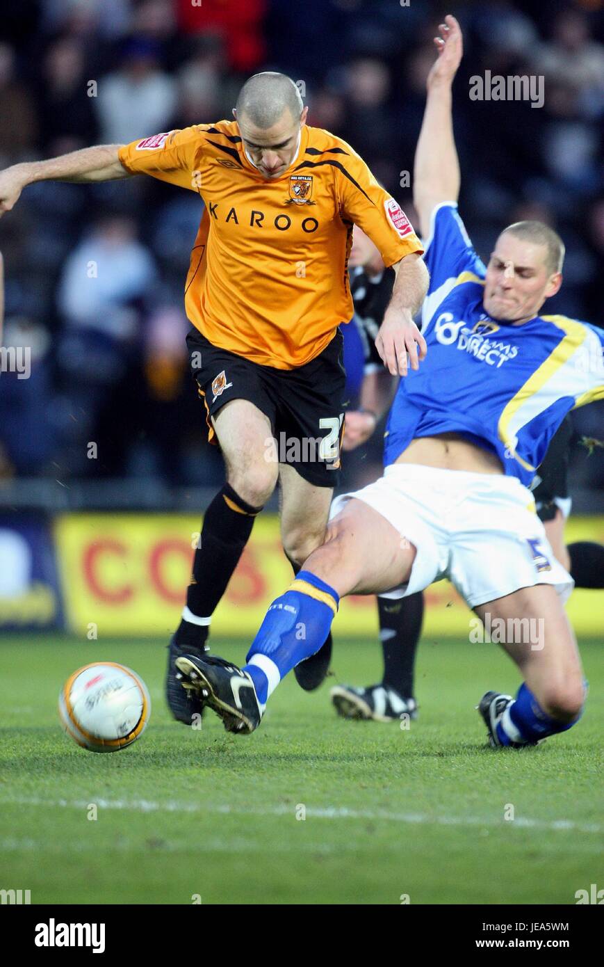 DEAN MARNEY & DARREN PURSE HULL V CARDIFF KC STADIUM HULL ENGLAND 01 ...