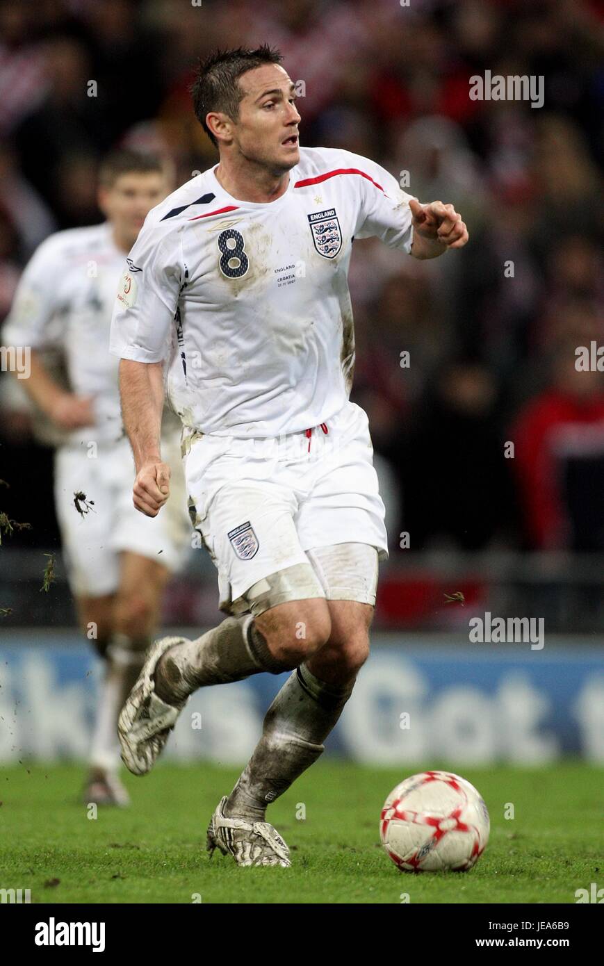 FRANK LAMPARD ENGLAND & CHELSEA FC WEMBLEY LONDON ENGLAND 21 November ...