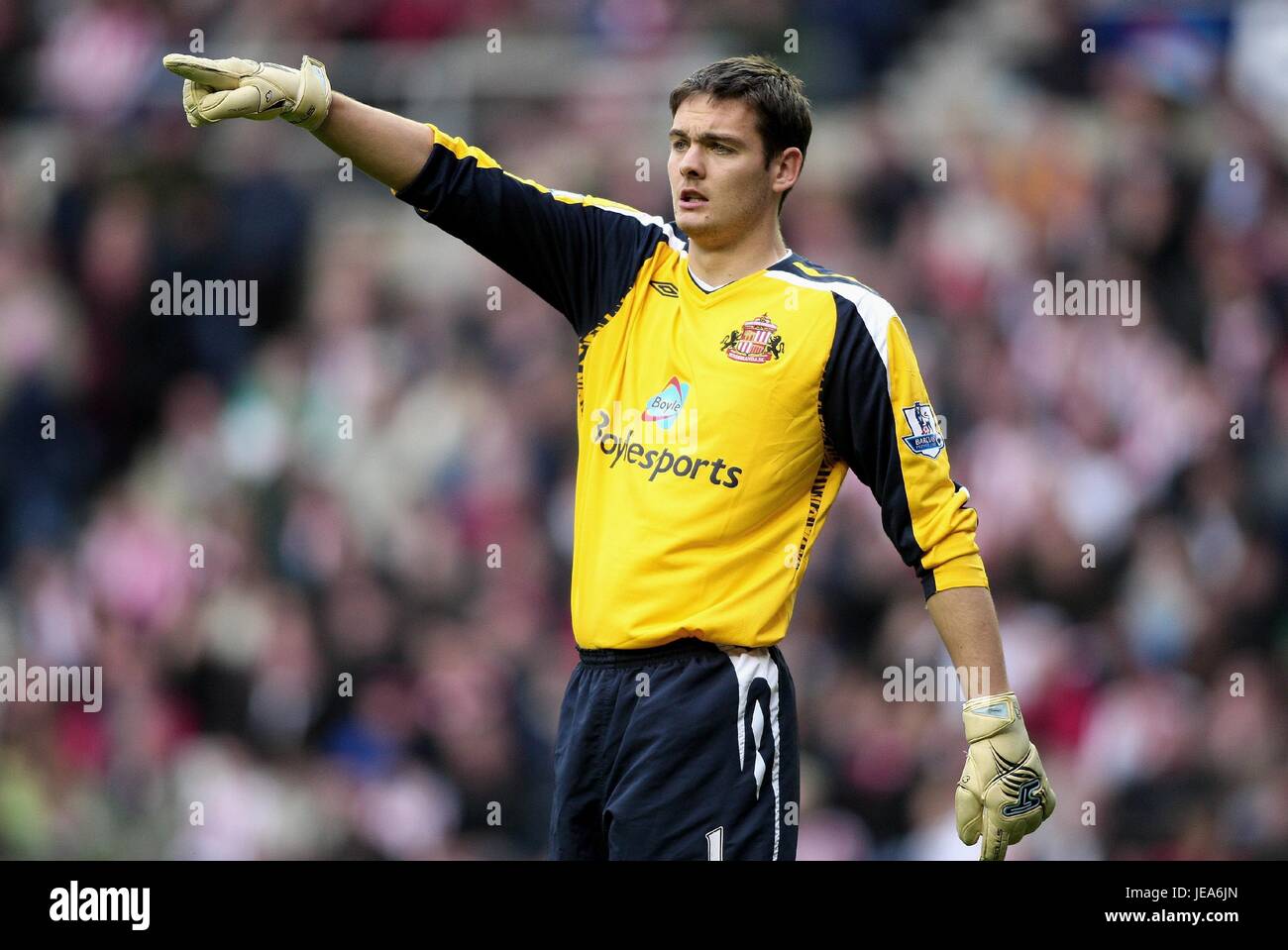 CRAIG GORDON SUNDERLAND FC STADIUM OF LIGHT SUNDERLAND ENGLAND 10 ...